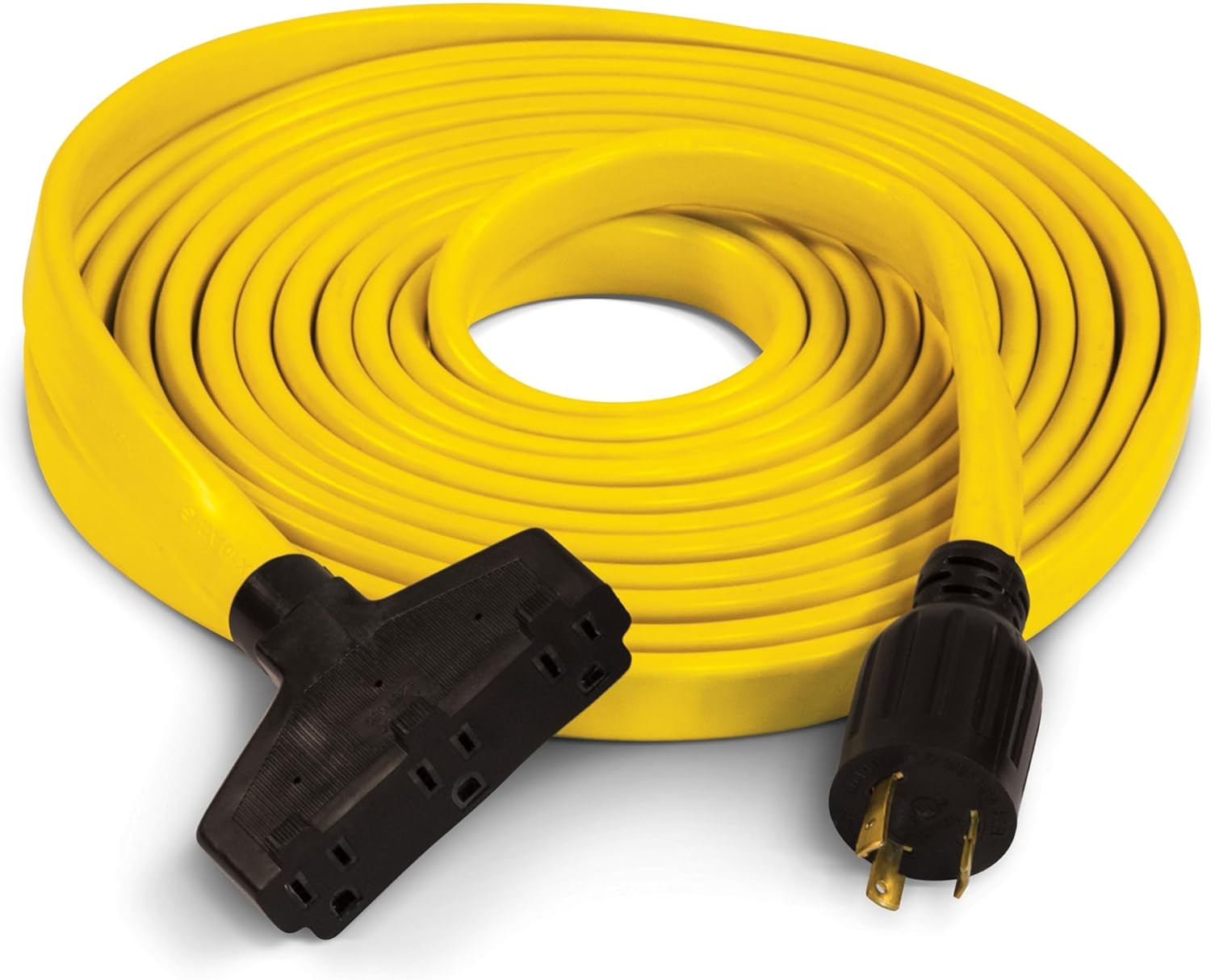Amazon.com: 25-Foot 30-Amp 125-Volt Flat Generator Extension Cord