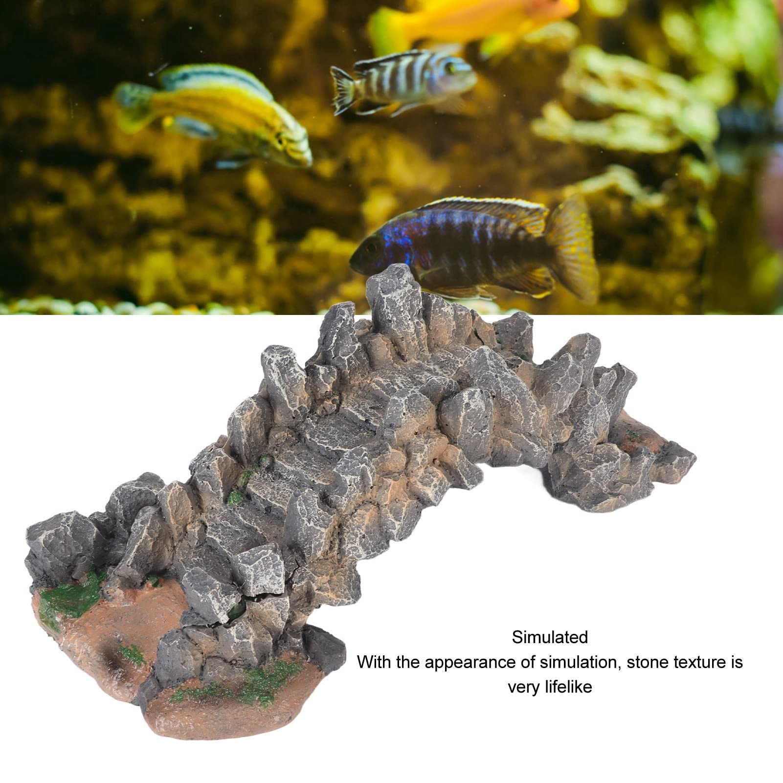 Snapklik.com : Aquarium Decorative Bridge, Aquarium Arch Bridge Resin ...