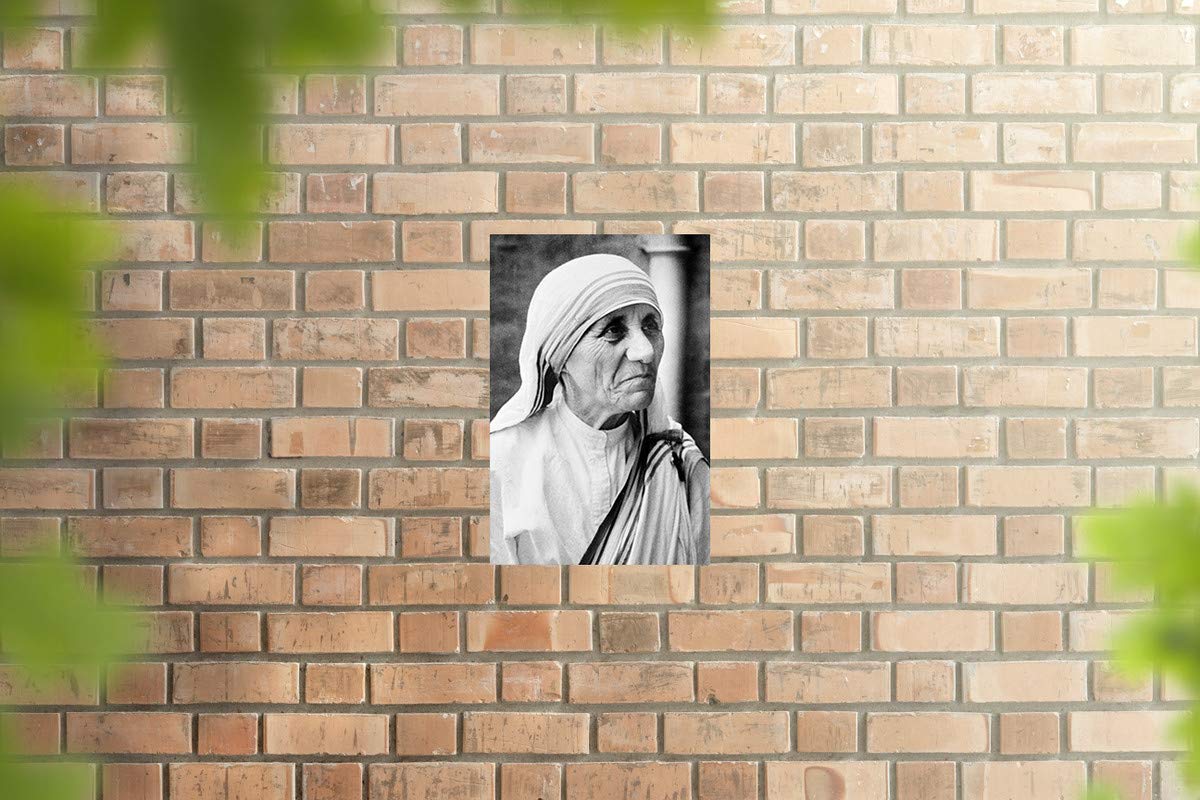Buy Yellow Alley Mother Teresa Sticker Poster|Saint Teresa of Calcutta ...