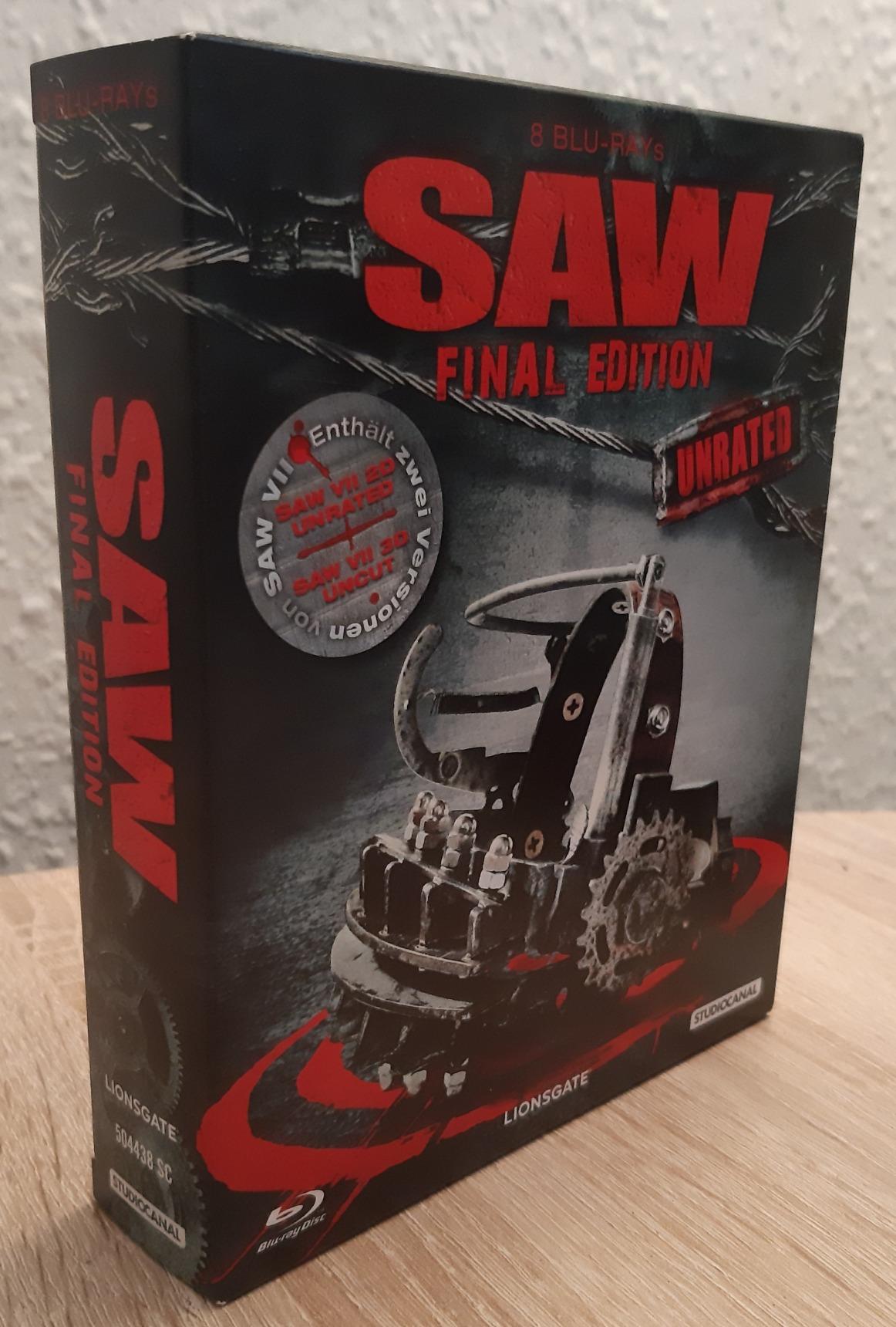 Saw 1-7 - Limited Final Trap Box Edition - Blu-ray: Amazon.de: DVD ...
