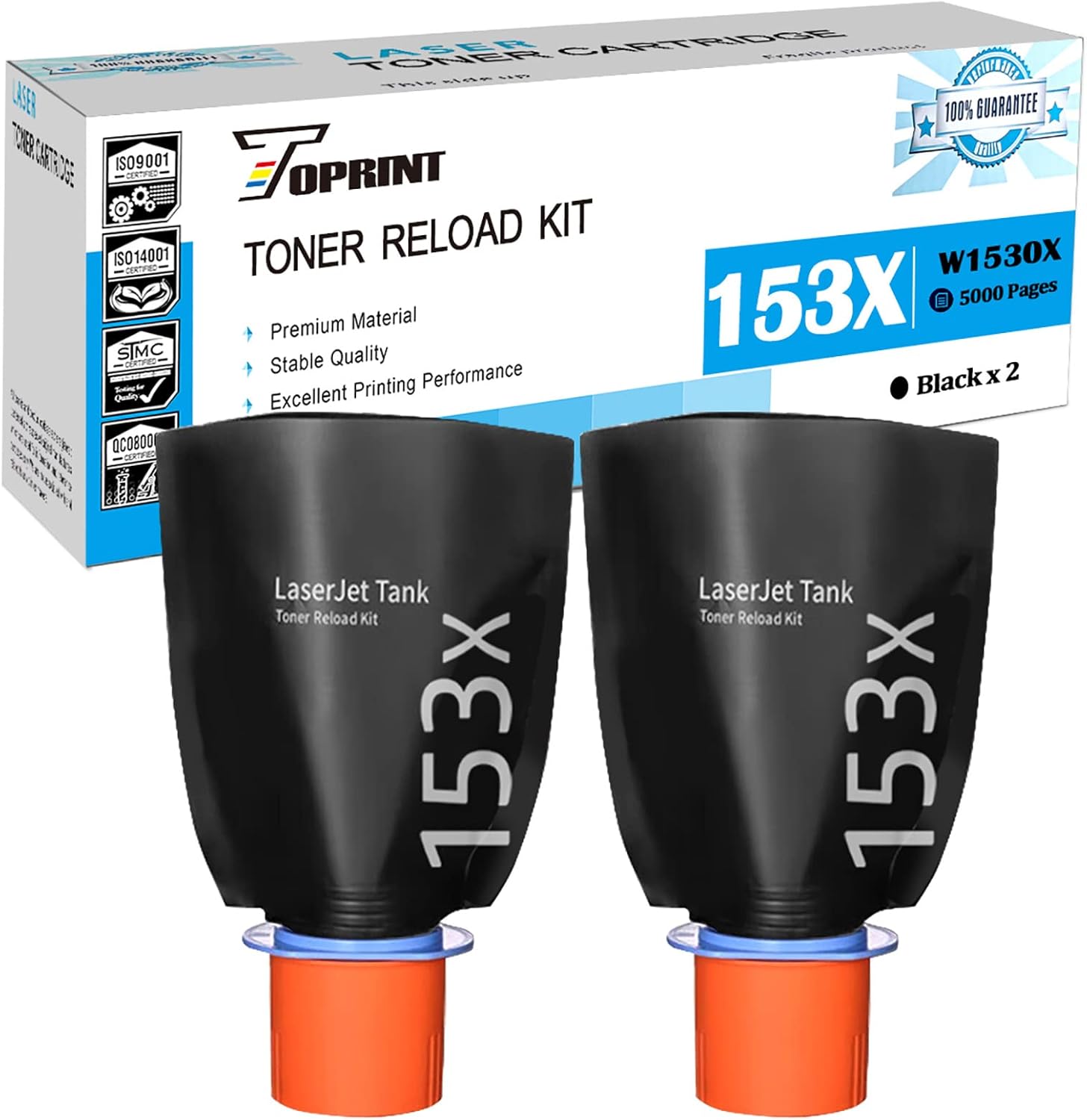 Amazon.com: TOPRINT 153X W1530X ( 153A W1530A ) Compatible Toner Reload ...