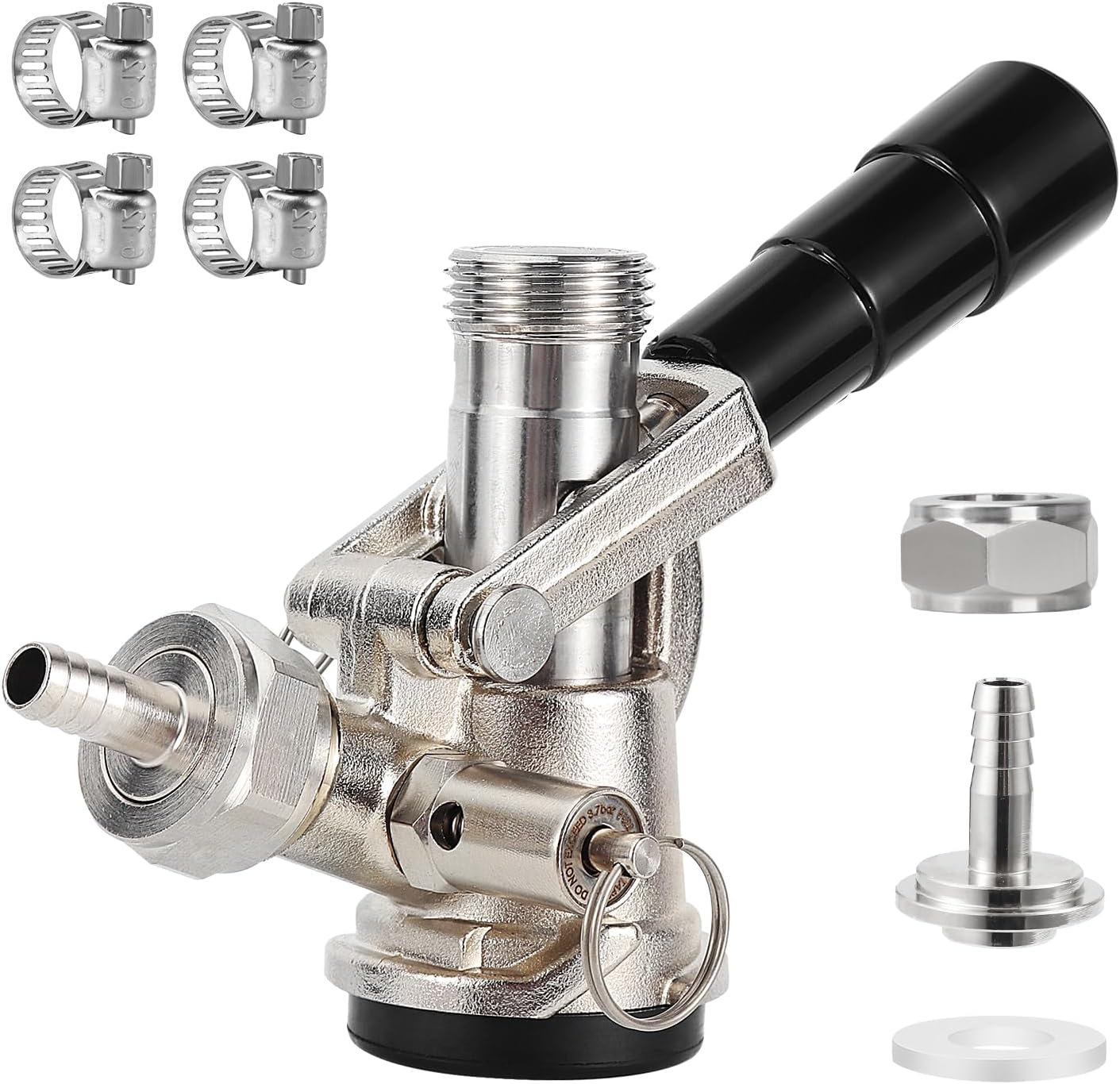 Amazon.com: Keg Coupler - Sankey D System Beer Keg Tap Dispenser ...