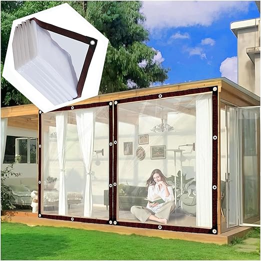 Transparent Waterproof Tarp,Clear Tarp with Grommets,Transparent ...