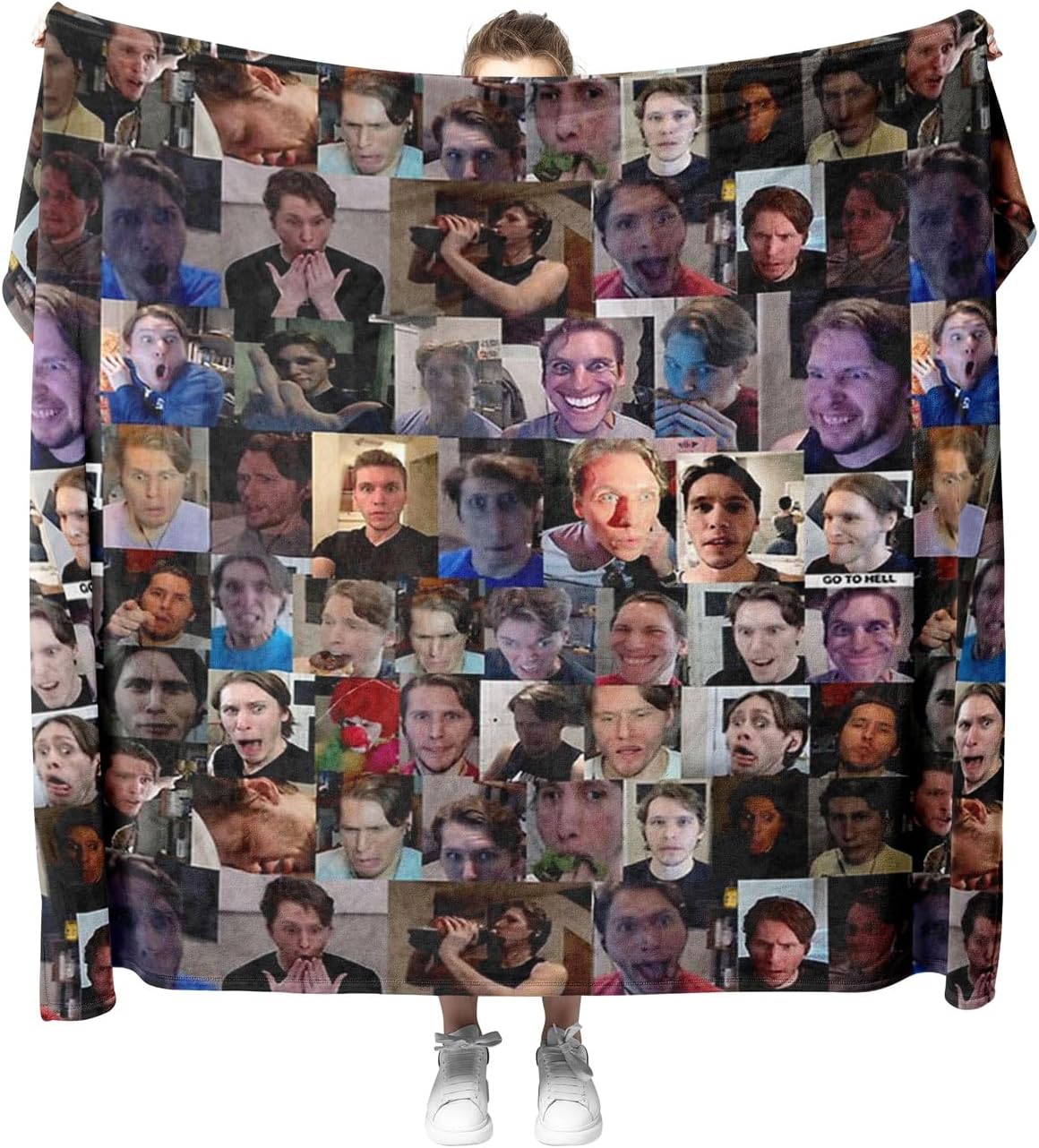 Amazon.com: Jschlatt Jerma 985 Throw Blanket for Women Men 60" x 50 ...