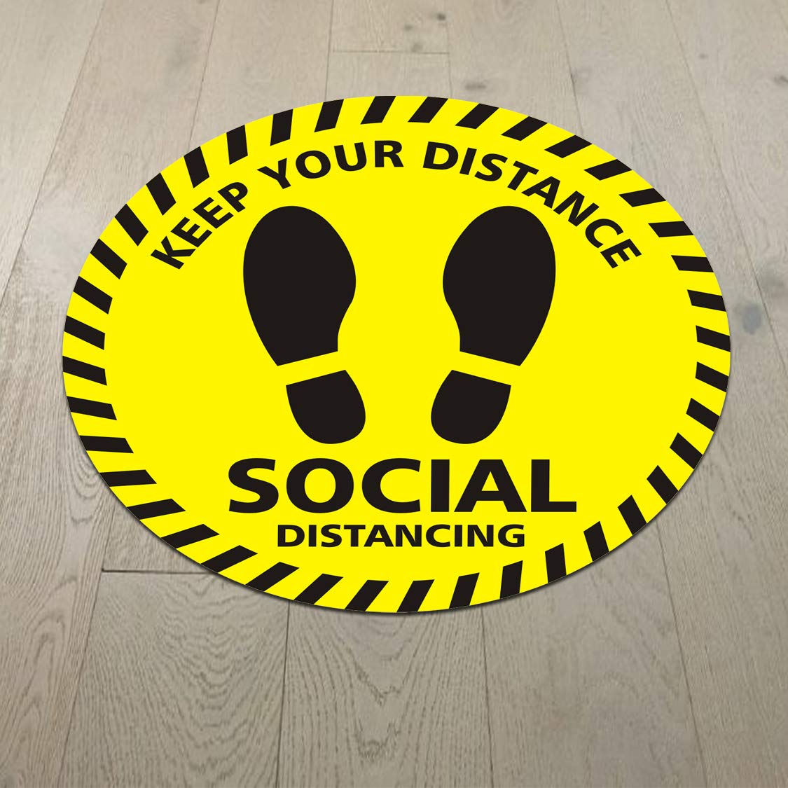 Buy WALLSTICKS Vinyl Social Distancing - Corona - Virus - Safety ...
