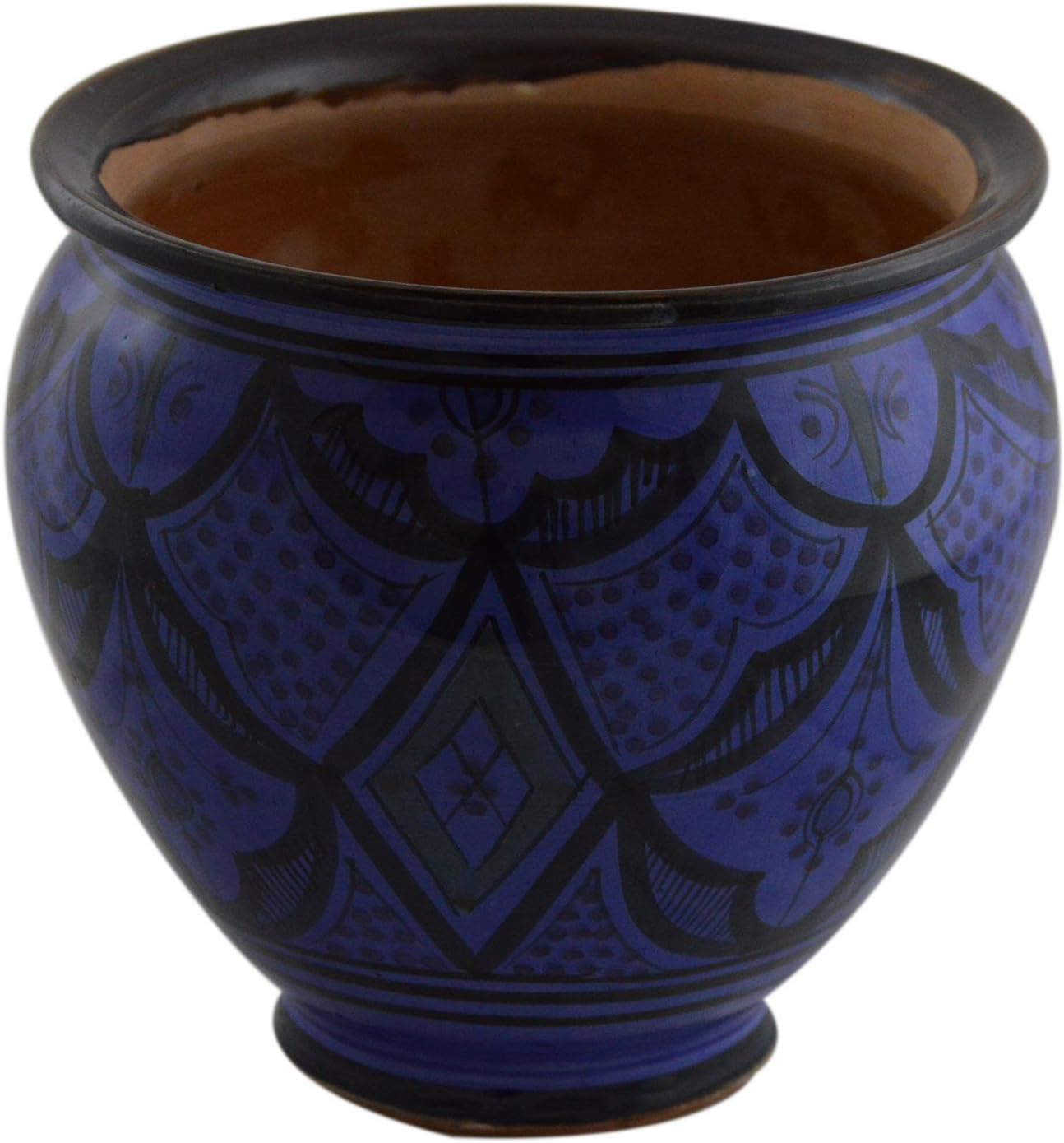 Amazon.com : Treasures Of Morocco Flower Pot Moroccan Spanish Garden ...