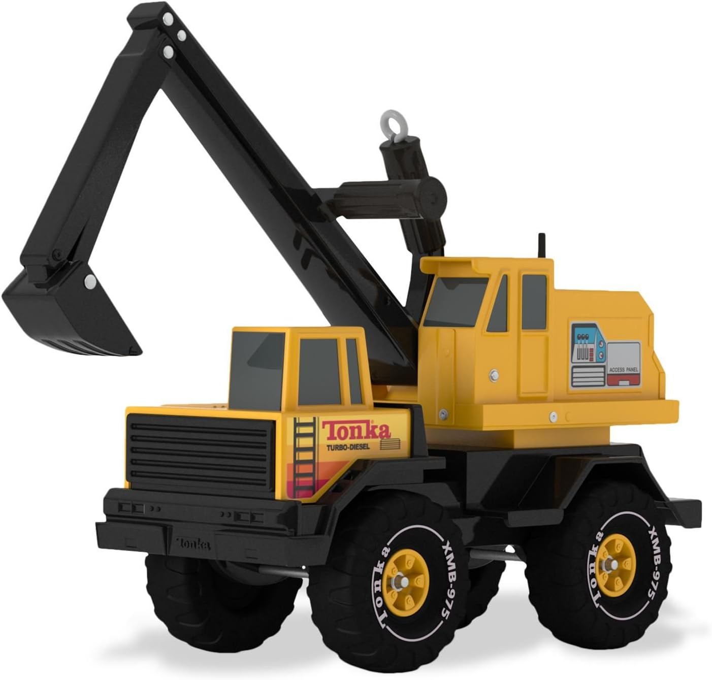 Amazon.com: Hallmark Mighty 2016 Tonka Backhoe Ornament Truck : Home ...