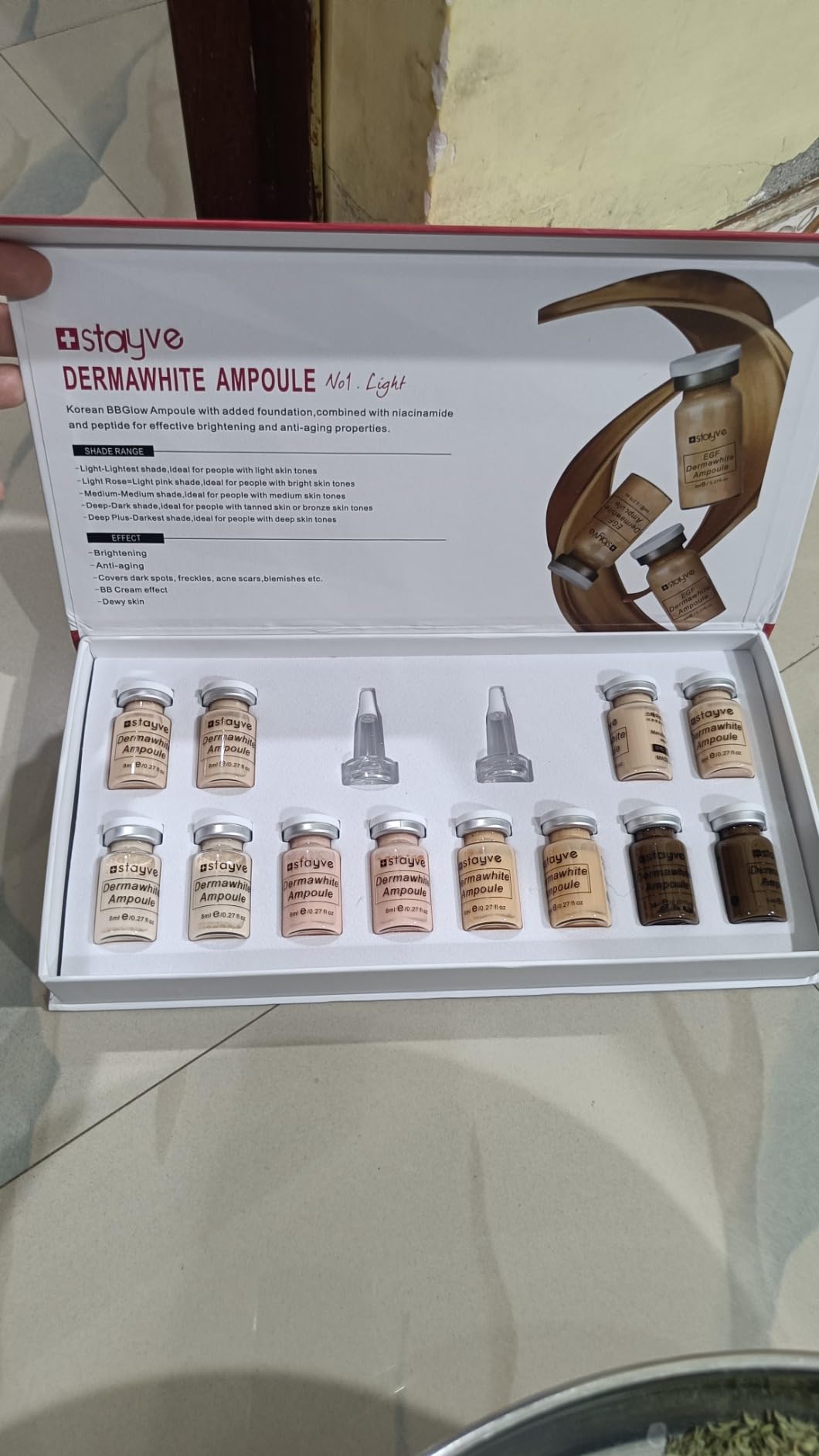 Buy BB Glow Treatment Kit Foundation BB Glow Kit (Mix 6 Serum with 6 ...