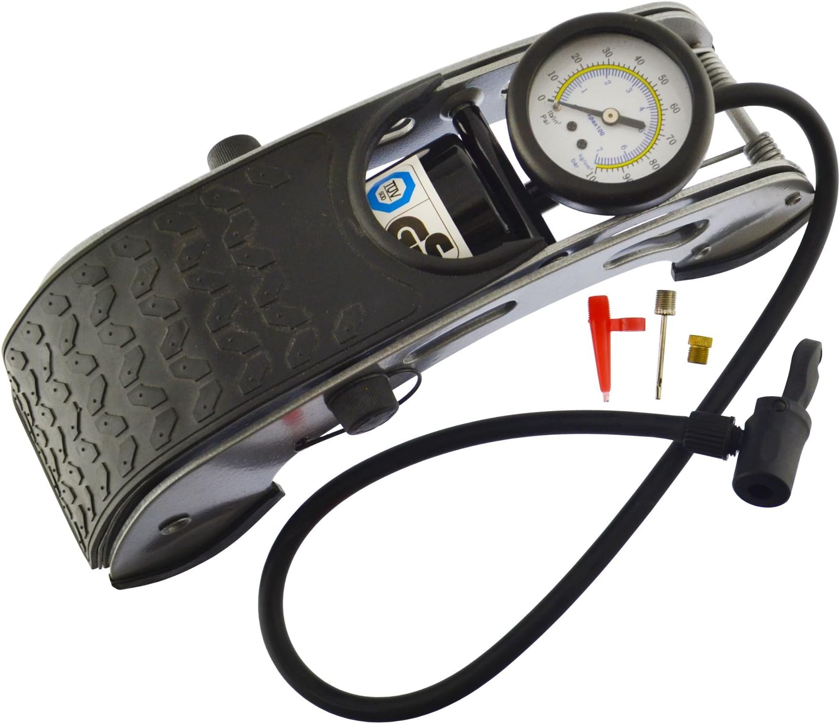 Single Barrel Air Cylinder Foot Pump Car Bike Motorcycle Van Tyre ...