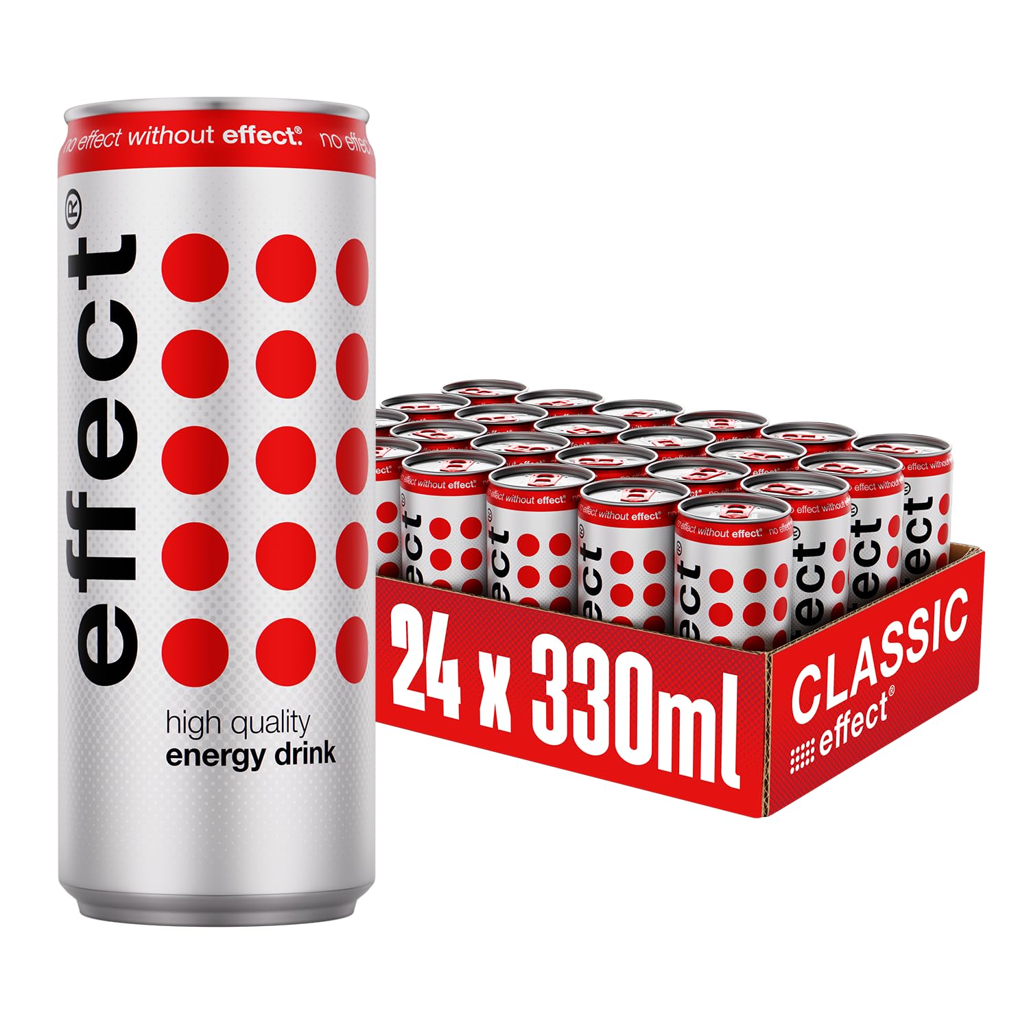 effect Energy Drink CLASSIC – Tray mit 24 x 330 ml Energy Dosen Einweg ...