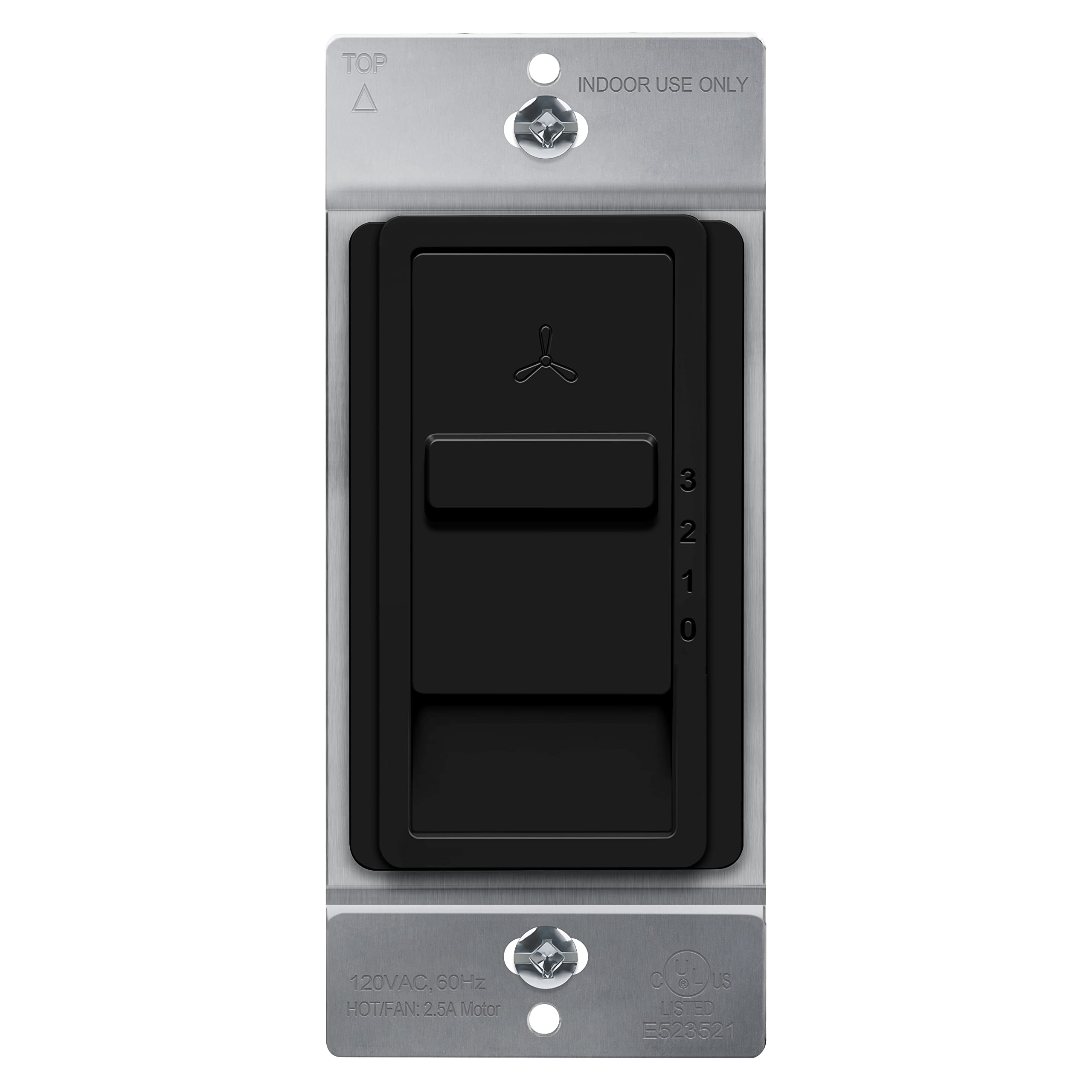 Snapklik.com : Kalide Fan Speed Control Switch, 3-Speed Fan Wall Switch ...