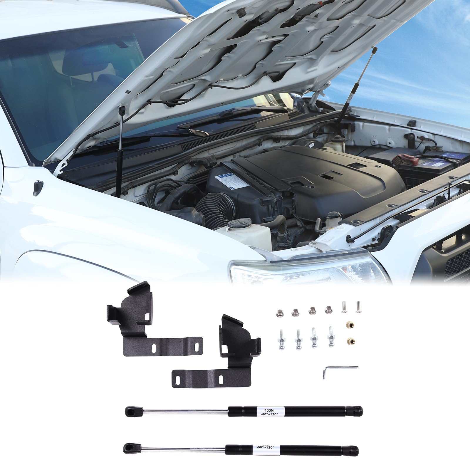 Amazon.com: Car Front Hood Lift Supports Kit Compatible with Toyota ...