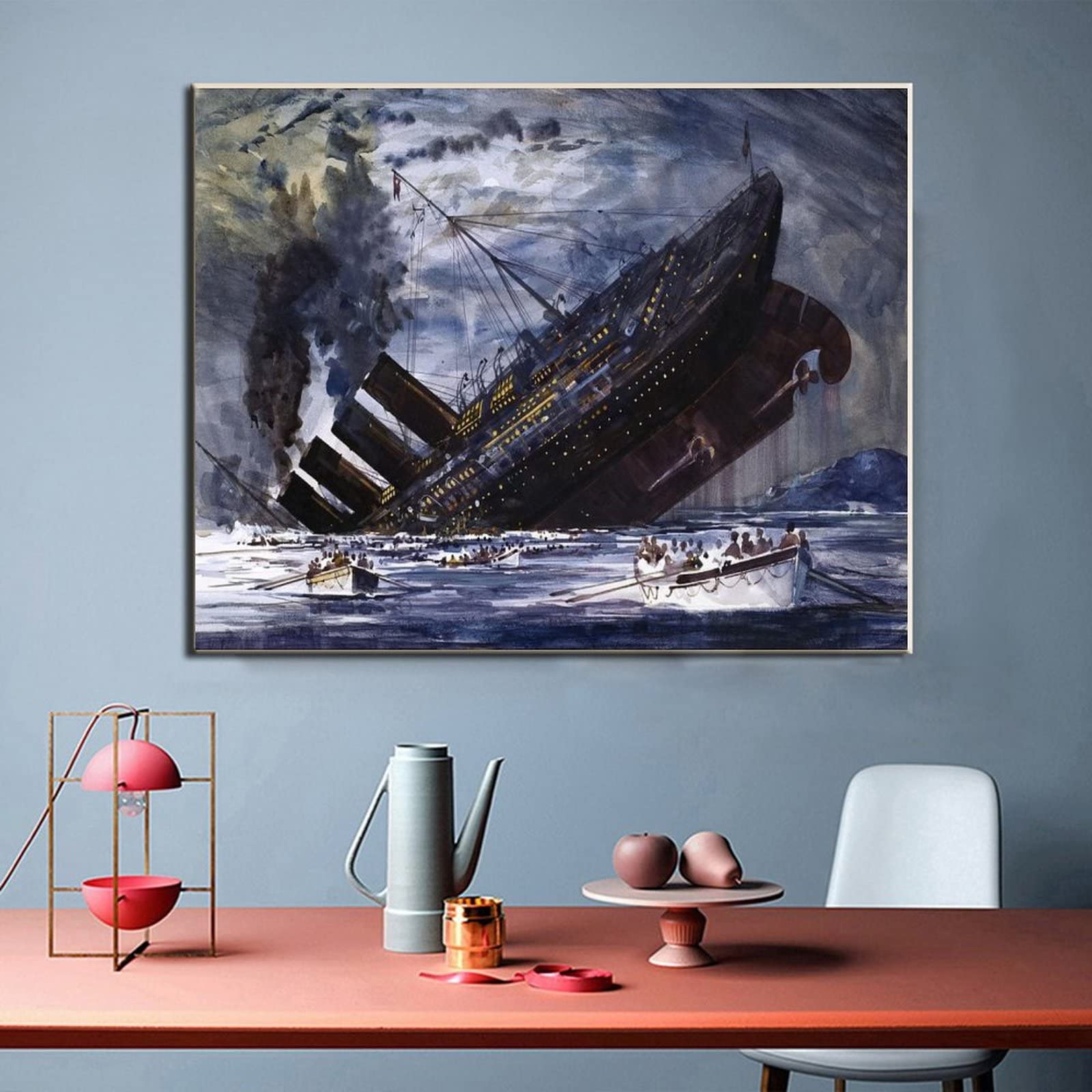 Sinking Ship Painting