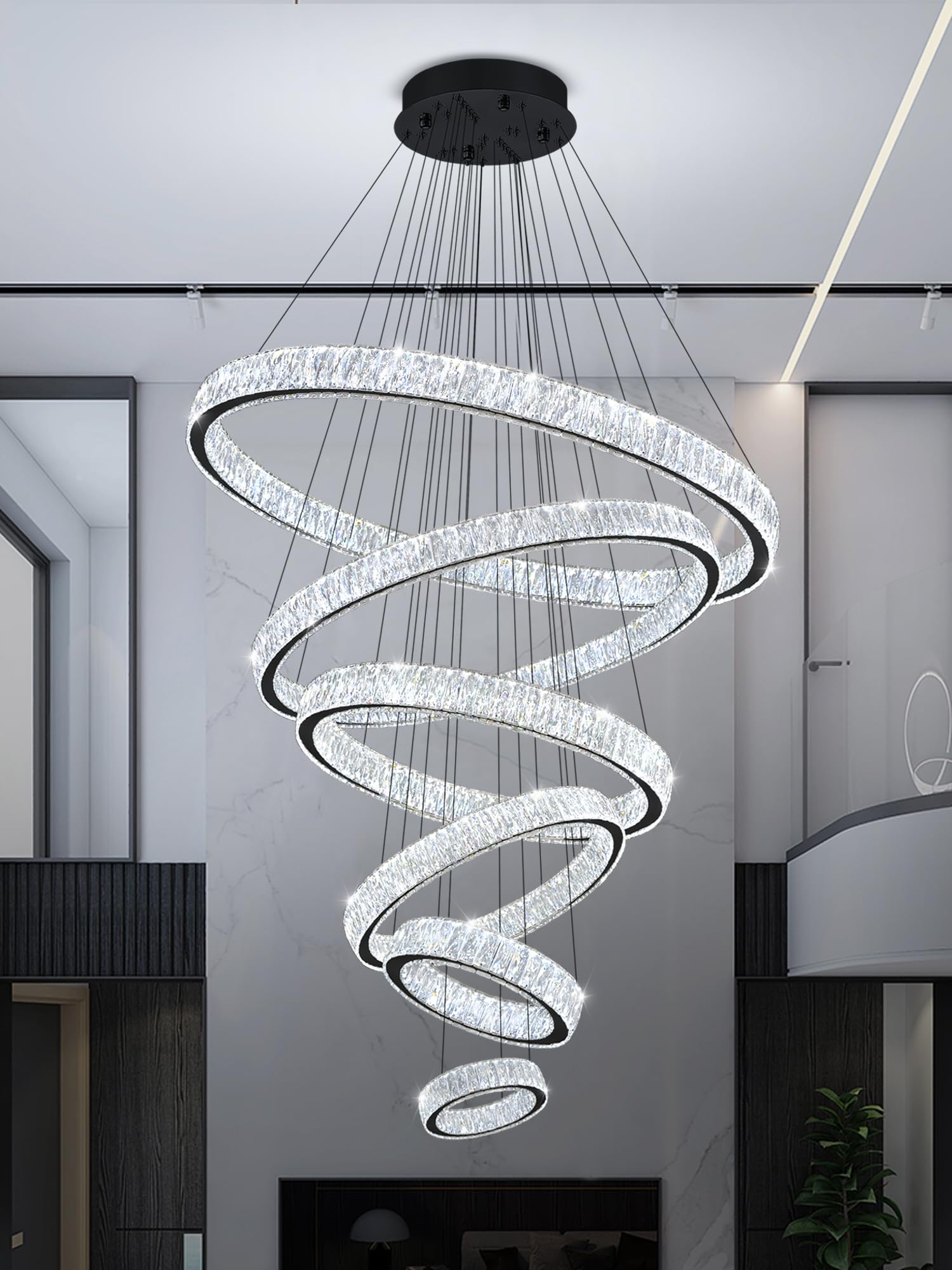 Extra Large Contemporary Chandeliers Campobasso 33 Light Extra Large