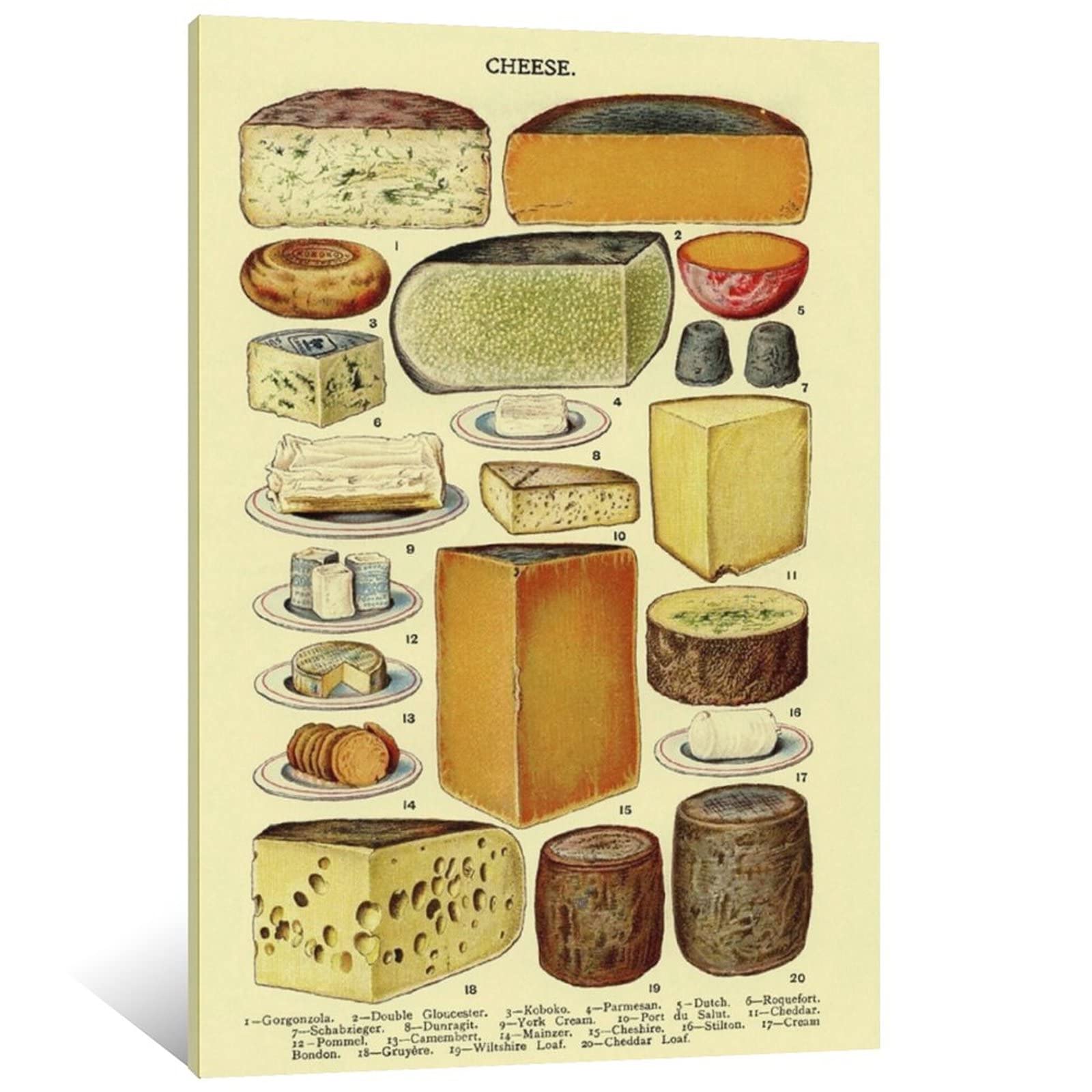 Types Of Cheese Chart