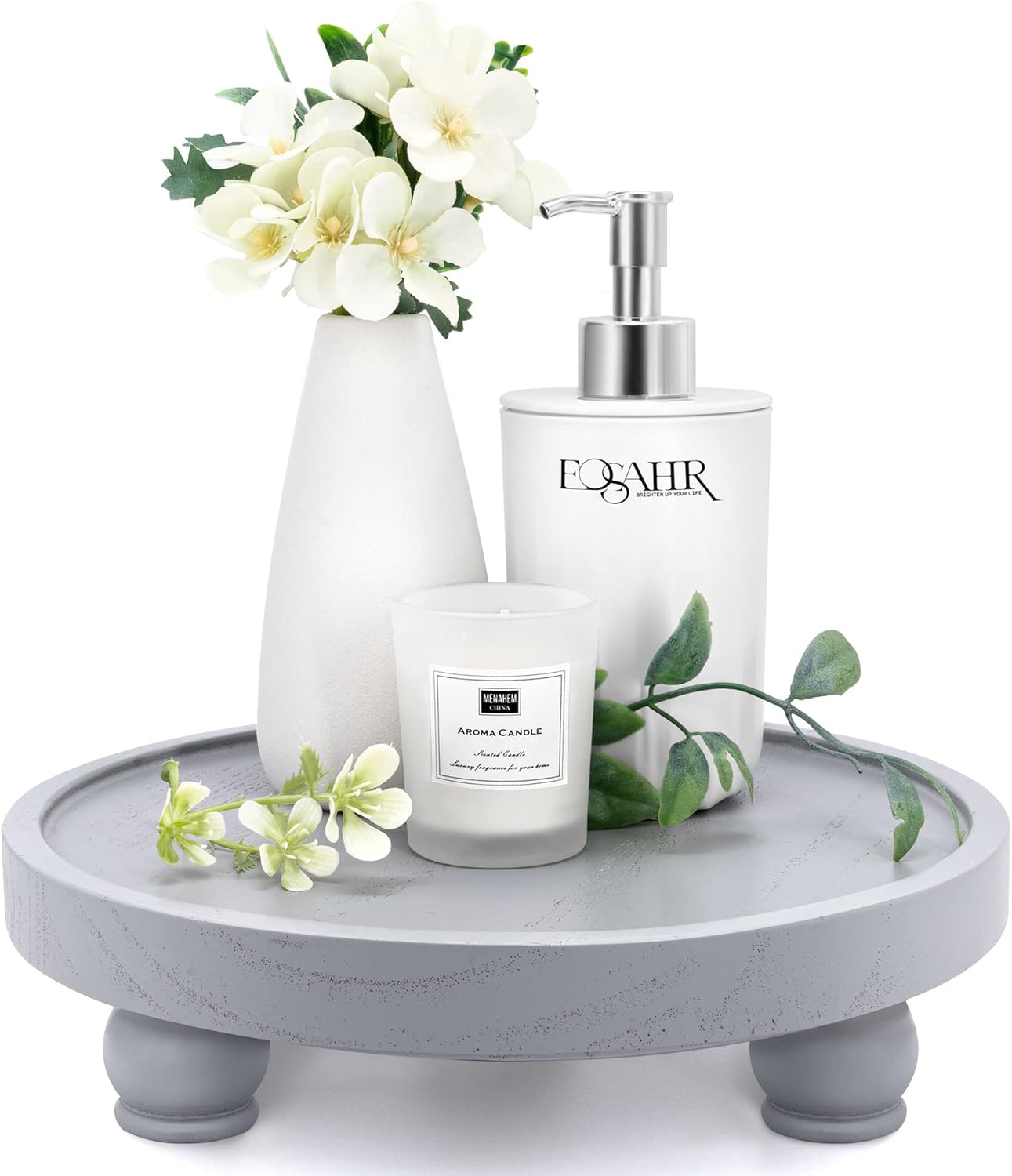 Amazon.com: EOSAHR Modern Wooden Risers for Display: Farmhouse Pedestal ...