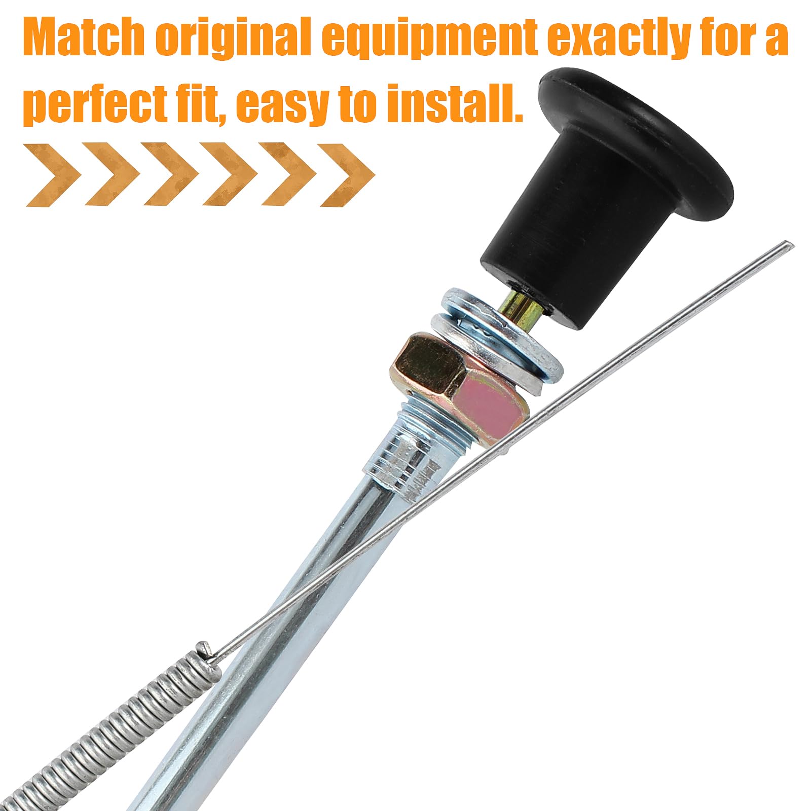 Pull Choke Cable Push 96" Fits 60-122 Oregon Conduit Go Kart Throttle ...