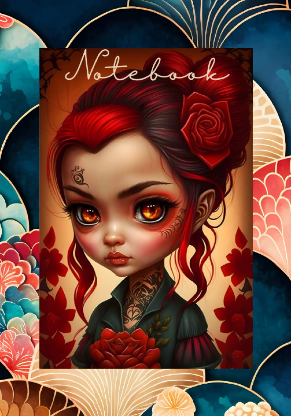 Anime Red Girl 4: Notebook: Crossings, Ember: Amazon.com: Books