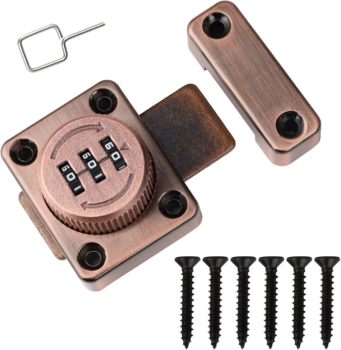 Mechanical Keyless Cabinet Lock, Security Rotary Drawers Lock ...