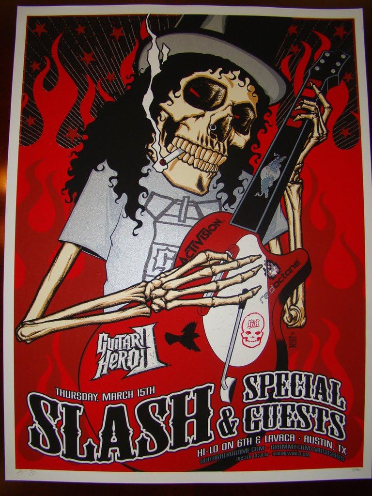 Slash Music Poster Slash SXSW Austin 07 Ewing at Amazon's Entertainment ...