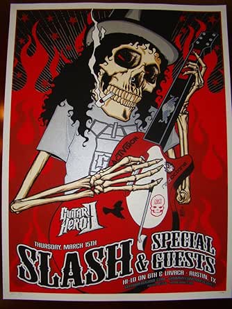 Slash Music Poster Slash SXSW Austin 07 Ewing at Amazon's Entertainment ...