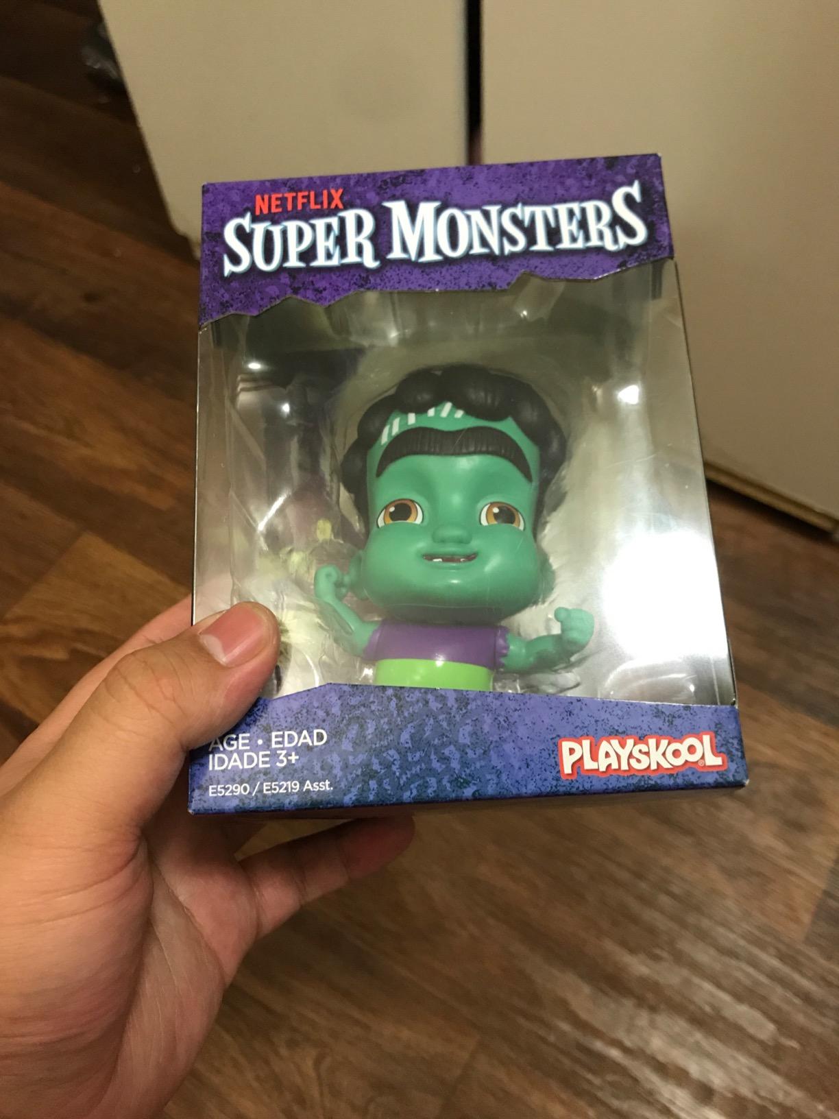 Amazon.com: Playskool Netflix Super Monsters Frankie Mash Collectible 4 ...