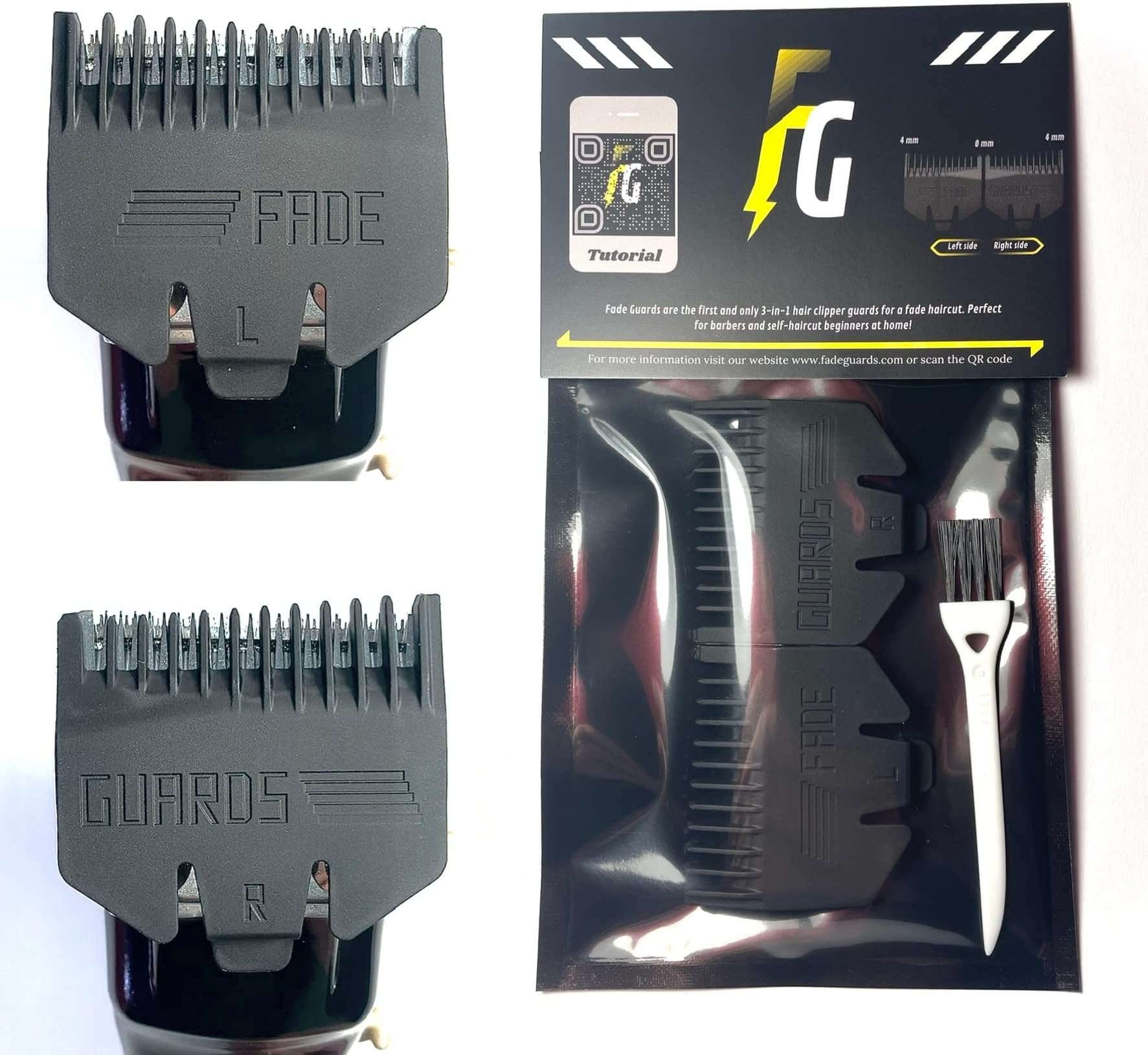 Amazon.com: Special Fade Guide | 3-in-1 Hair Clipper Fade Guards ...