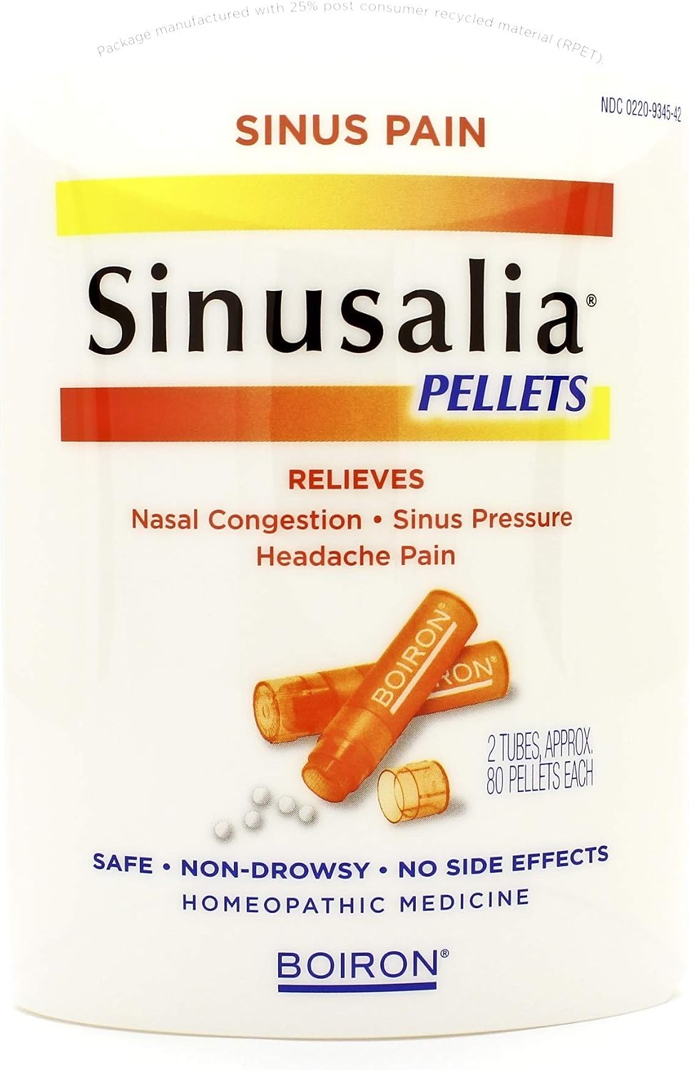 Amazon.com: Boiron Sinusalia Pellets, 2 Tubes : Health & Household