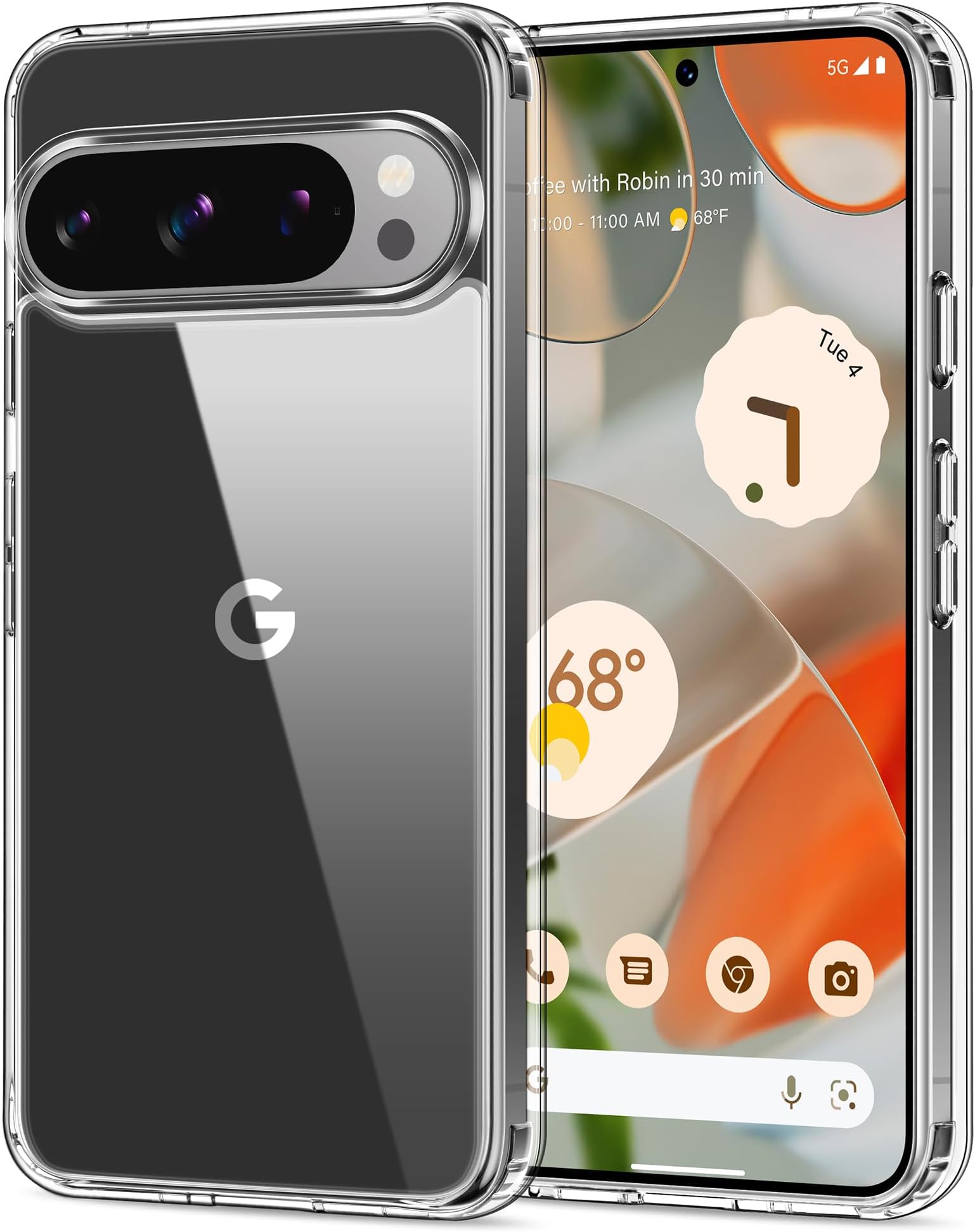 Amazon.com: Natbok for Google Pixel 9 /Pixel 9 Pro Clear Case ...