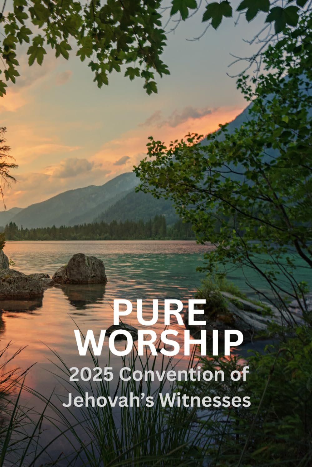 Pure Worship 2025 Convention of Jehovah's Witnesses: JW Notebook with ...