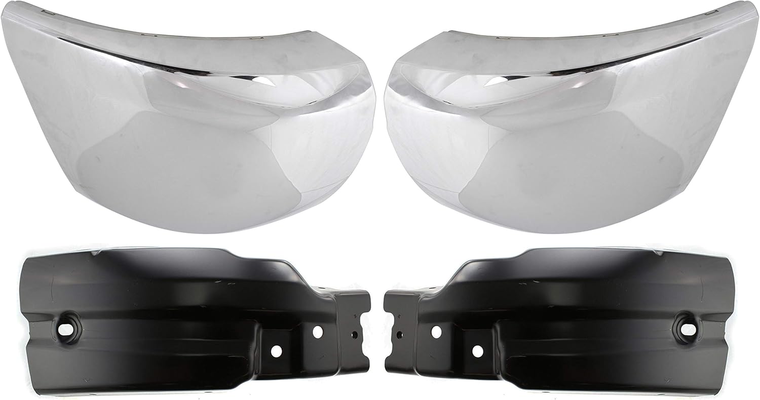 Amazon.com: Evan Fischer Bumper End Set Compatible With 2007-2010 ...