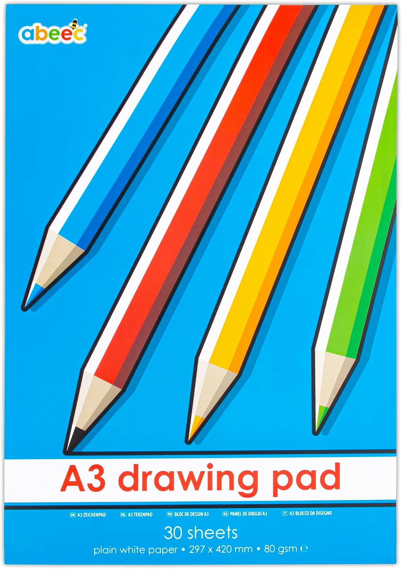 2 Packs of A3 Sketchbook Drawing Paper - Kids Coloring Book and Art ...