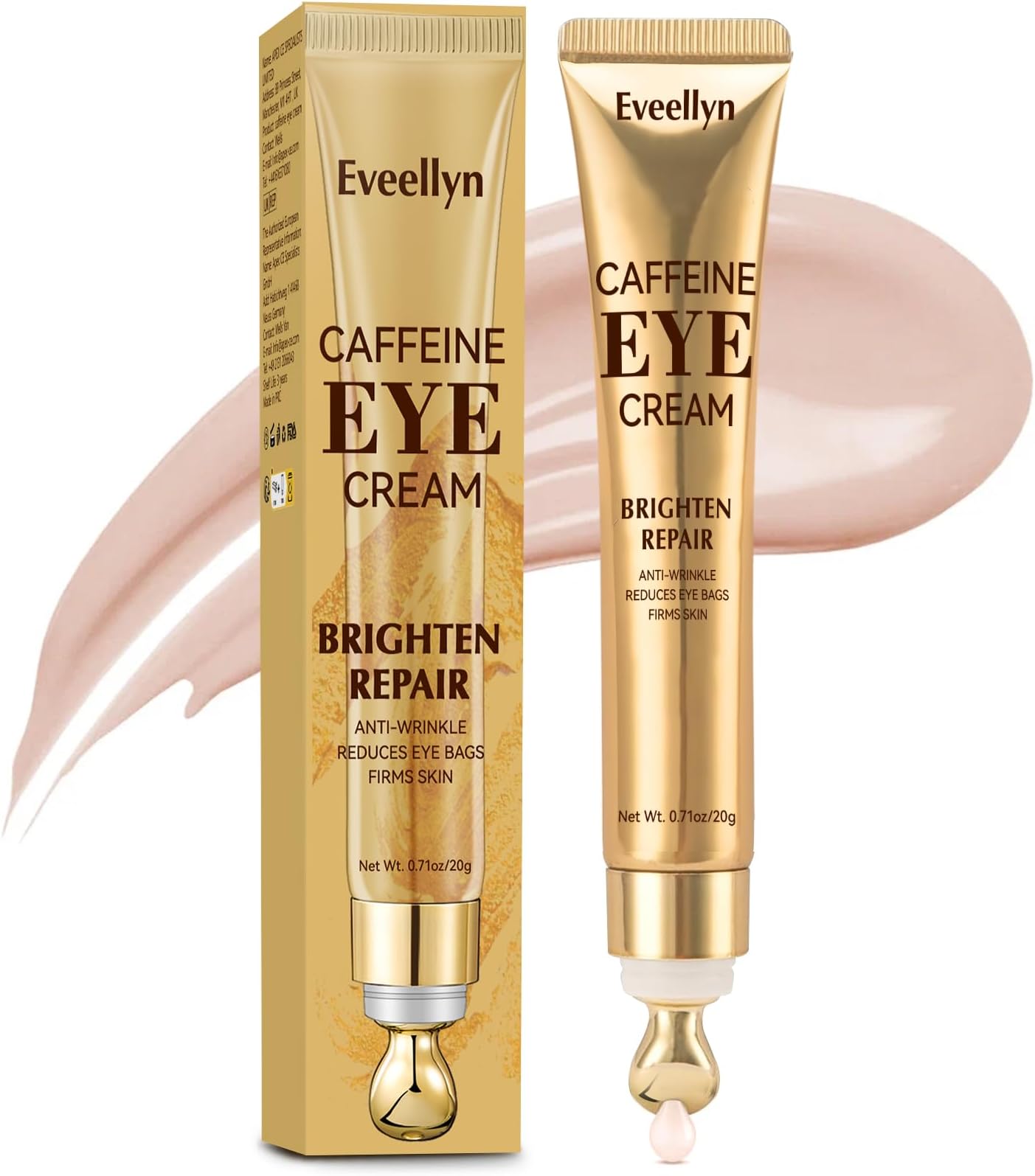 Amazon.com: Caffeine Under Eye Balm: Hydrating Eye Brightener Stick ...
