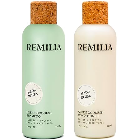 Amazon.com : REMILIA Green Goddess Shampoo and Conditioner Set for ...