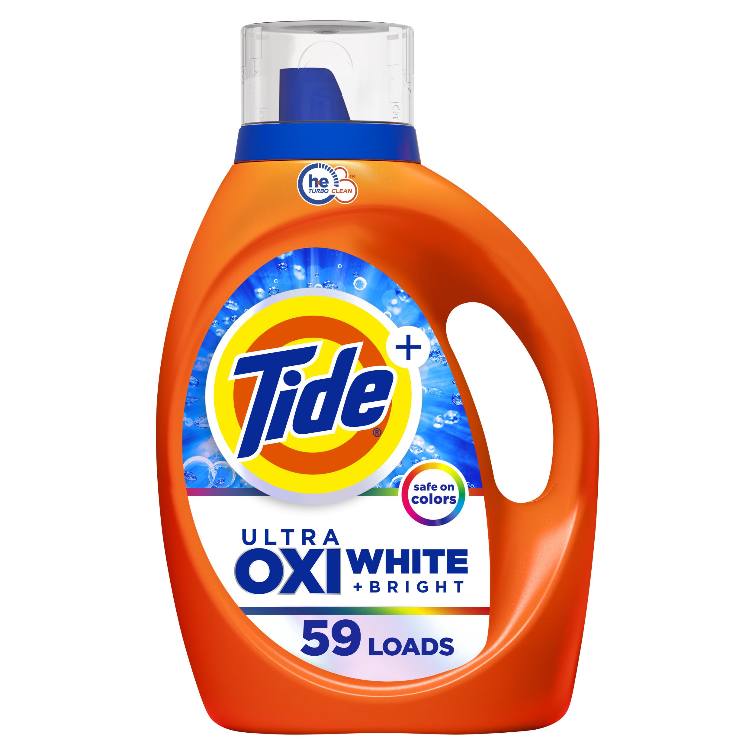 Tide Plus Ultra OXI White and Bright Liquid Laundry Detergent, Advanced ...