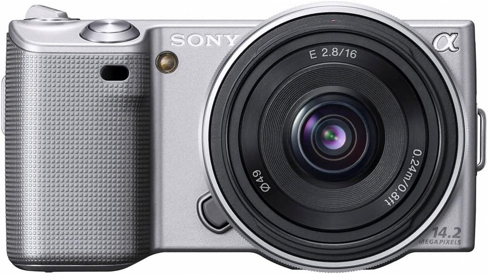 Amazon.com : Sony NEX-5R/B 16.1 MP Mirrorless Digital Camera with 3 ...