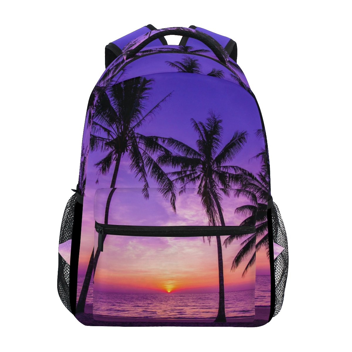Amazon.com: TropicalLife Hawaiian Palm Tree Ocean Theme Backpacks ...