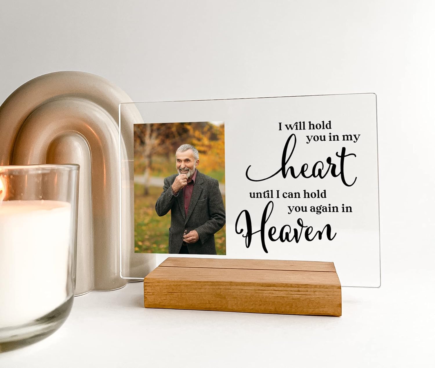 Amazon.com - Custom Any Names Words & Picture Personalized Photo Frame ...