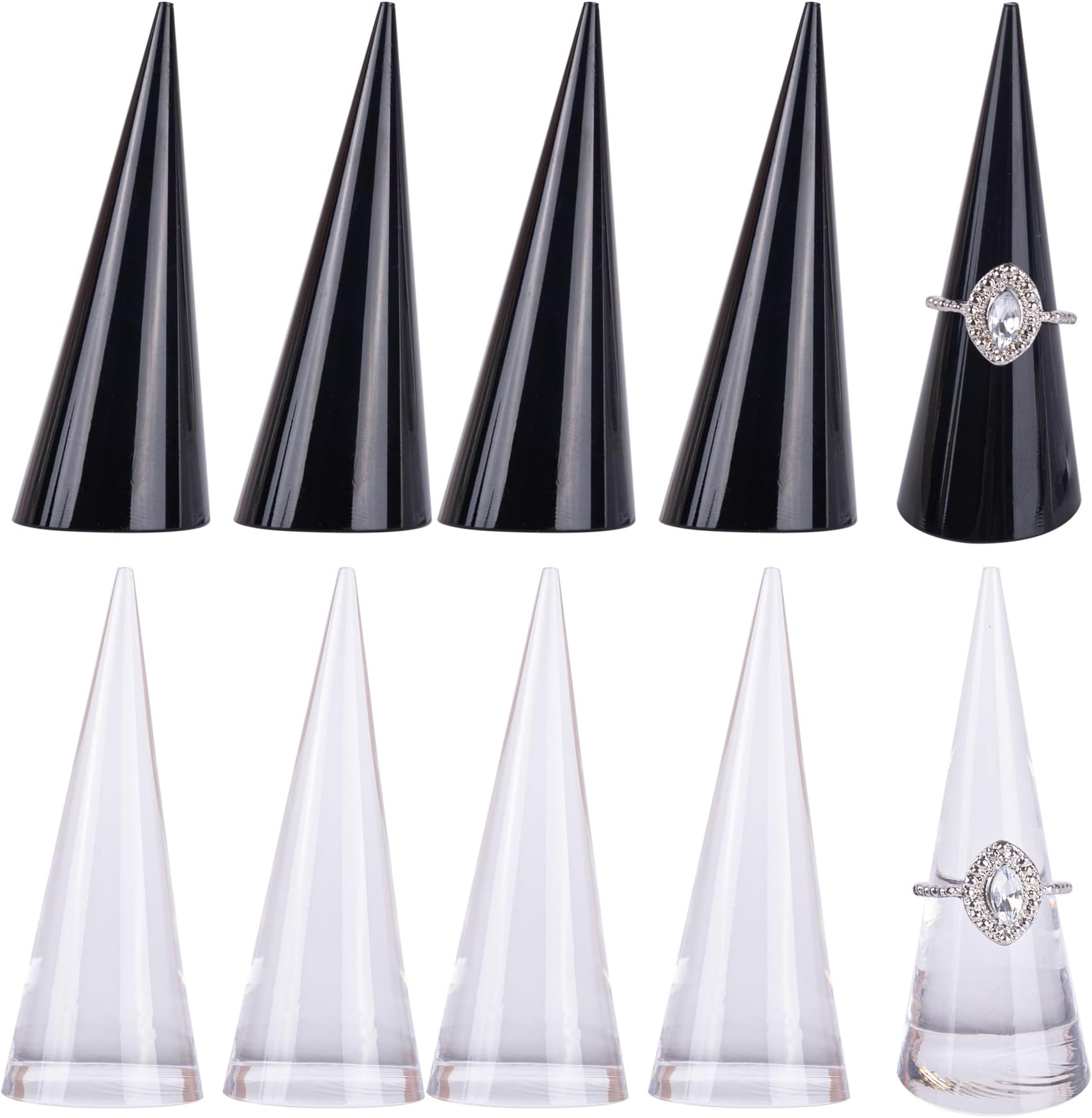 Amazon.com: 2 PCs Hand Ring Holder Jewelry Stand, Ring Storage Holder ...