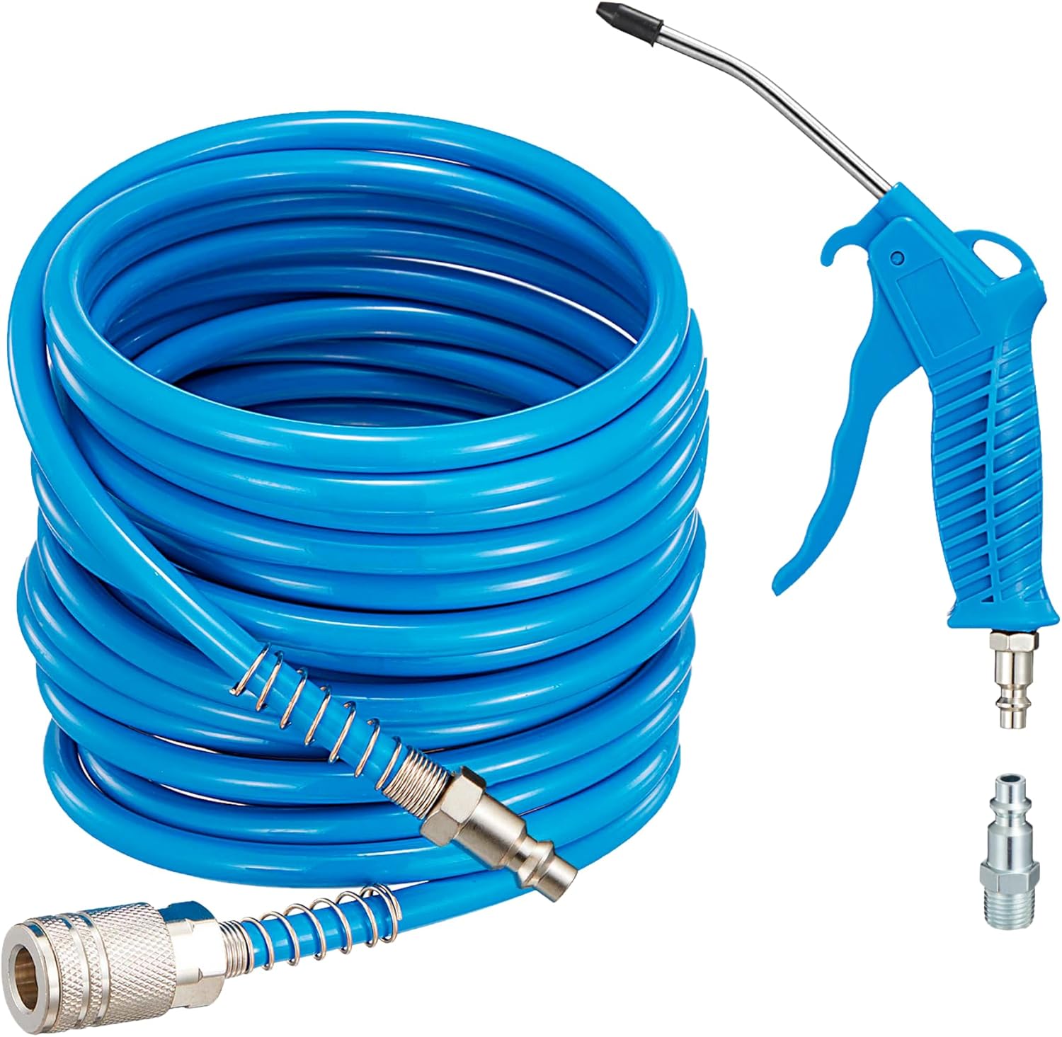 1/4 In. x 25 Ft. Air Hose Kit With High Flow Blow Gun, Air Nozzle Kit ...