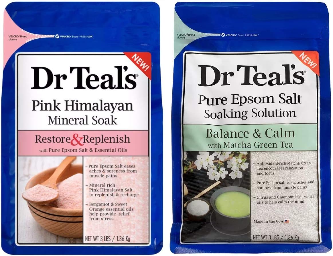 Amazon.com : Dr Teal's Salt Soak with Pure Epsom Salt, Restore ...