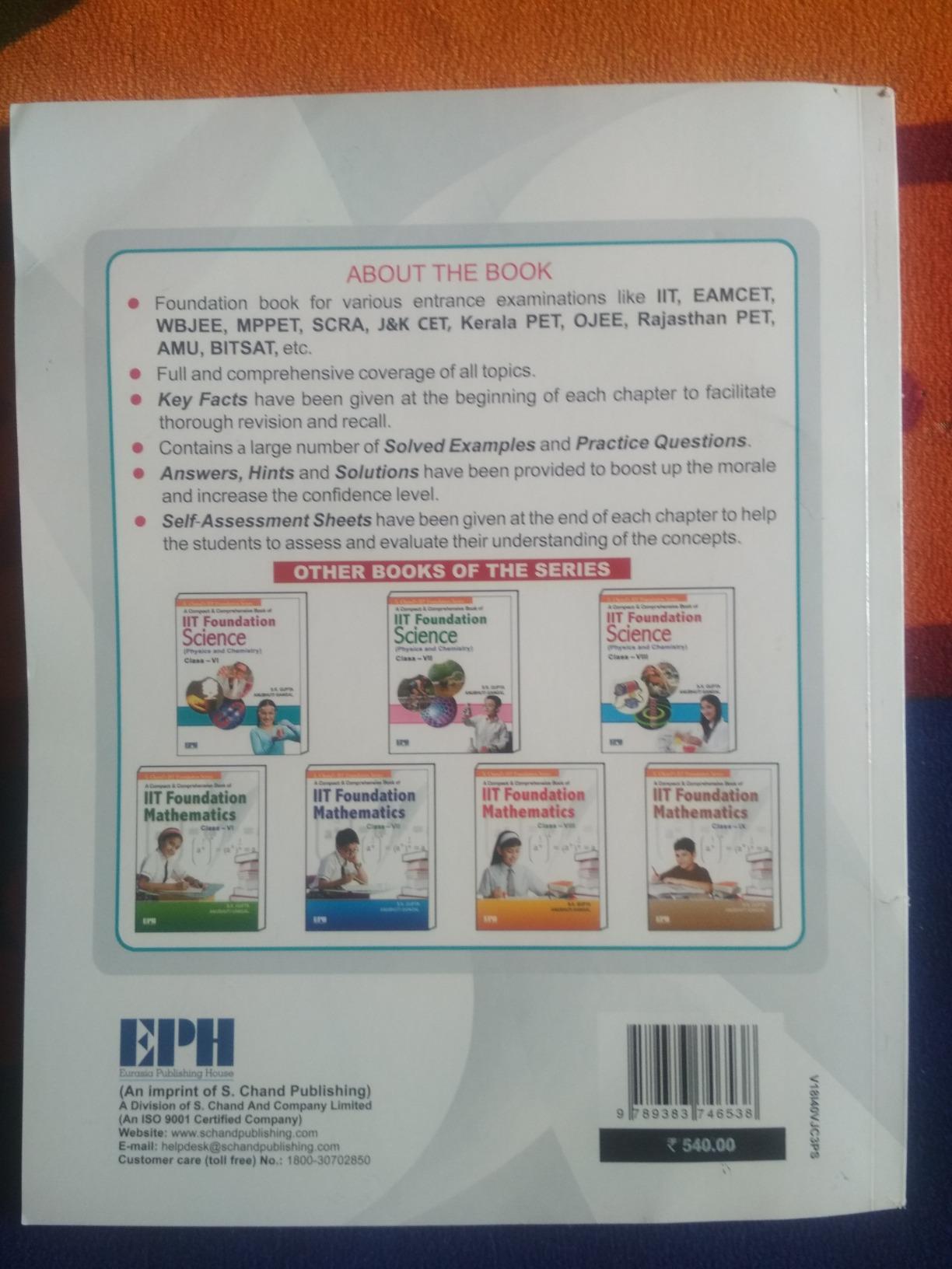 Buy IIT Foundation Mathematics for Class X (2025-26) Book Online at Low ...