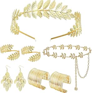Amazon Greek Goddess Accessories 8pcs Grecian Goddess Costume