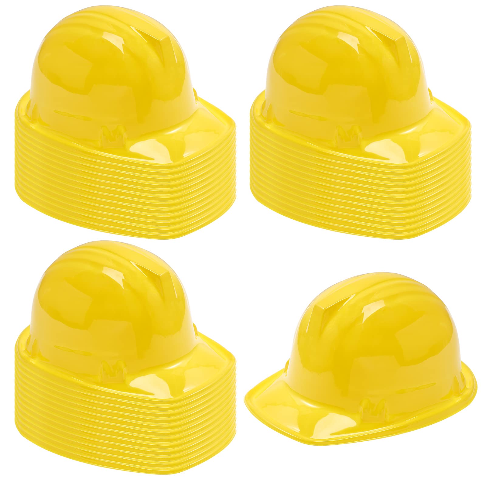 Amazon.com: Gejoy 36 Pieces Construction Hats Bulk Plastic Worker Hat ...