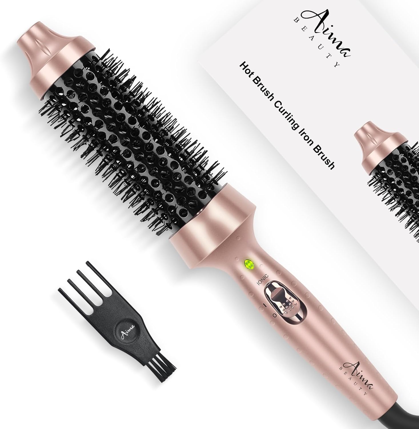 Amazon.com : Aima Beauty Thermal Brush, 1.5"/40mm Heated Round Brush ...