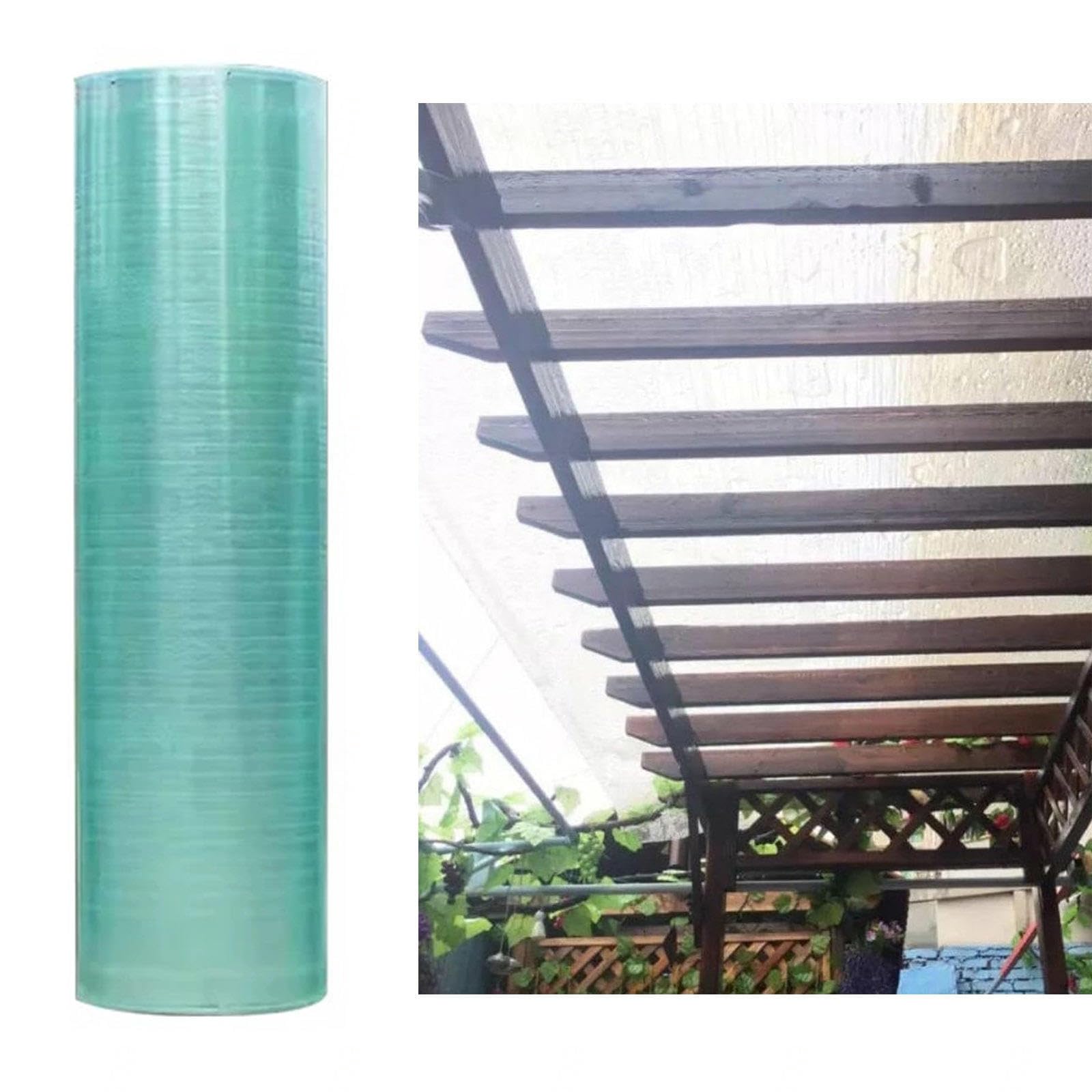 Amazon.com : Garden Roof Panels,Waterproof Clear Polycarbonate Roofing ...