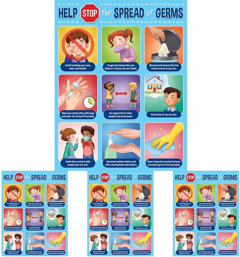 Amazon.com: Teacher Created Resources Help Stop the Spread of Germs ...