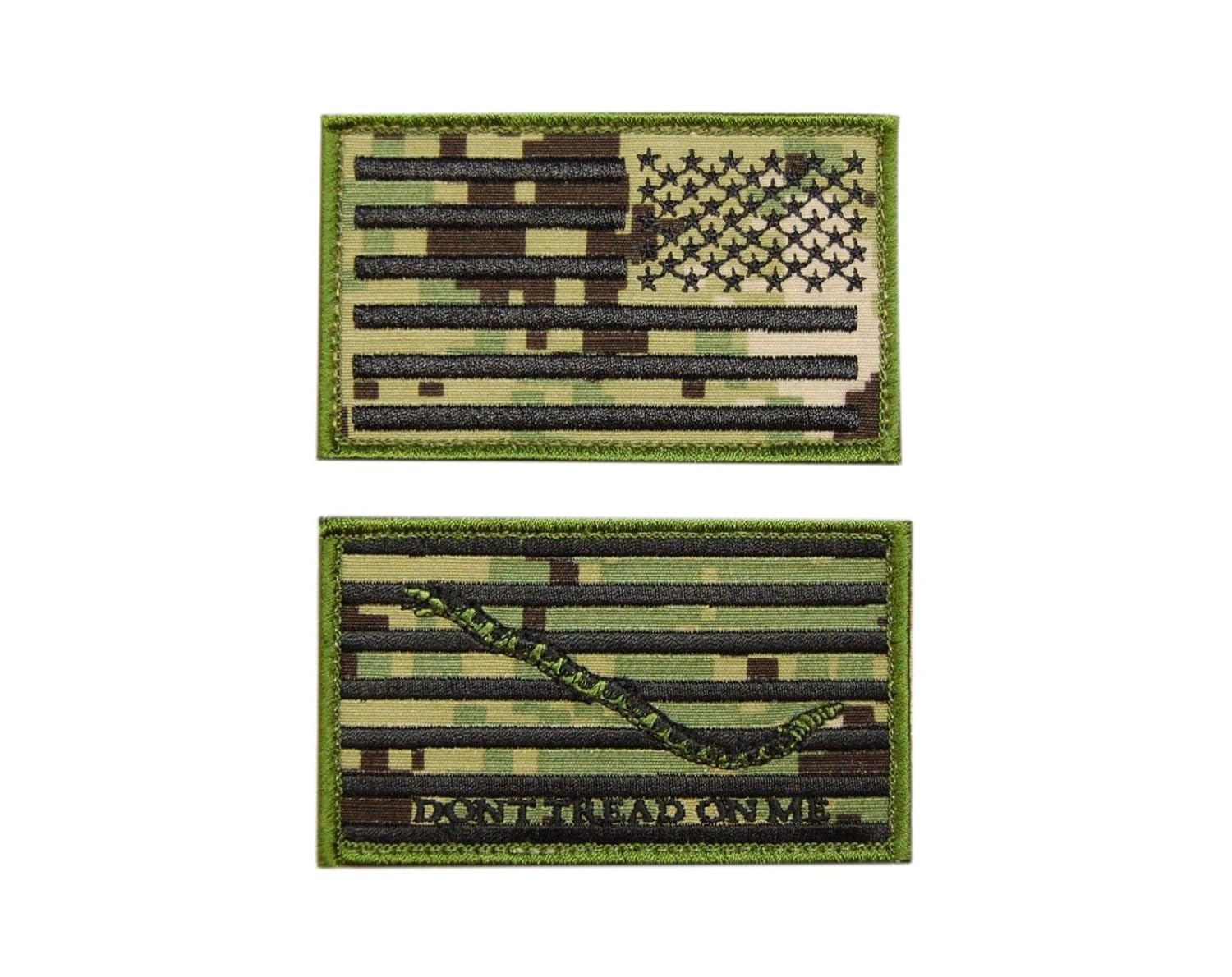 Unknown NWU Type III Reverse US Flag & First Navy Jack Patch Set US ...