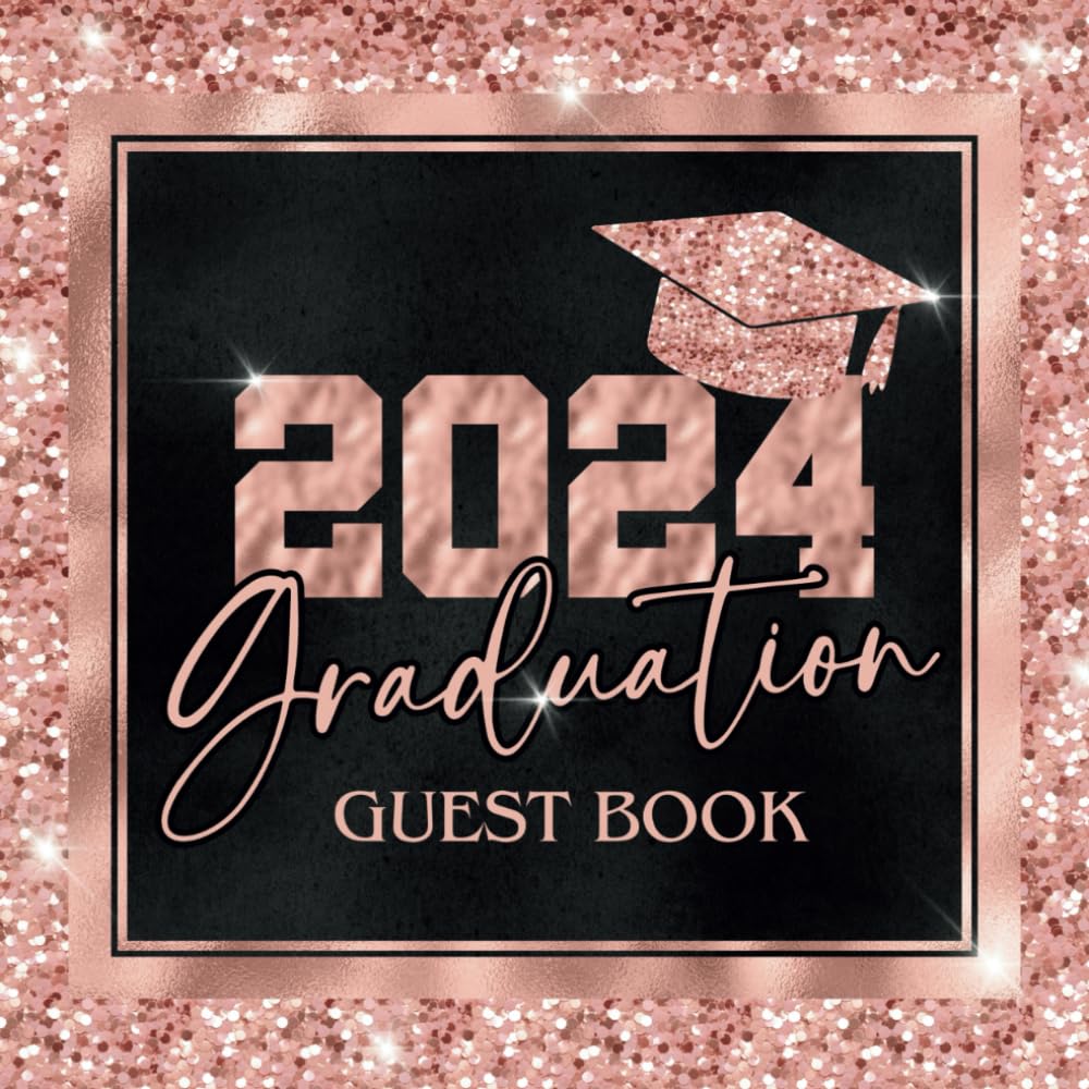 Amazon.com: Graduation Guest Book 2024: Congrats Grad Signing In ...