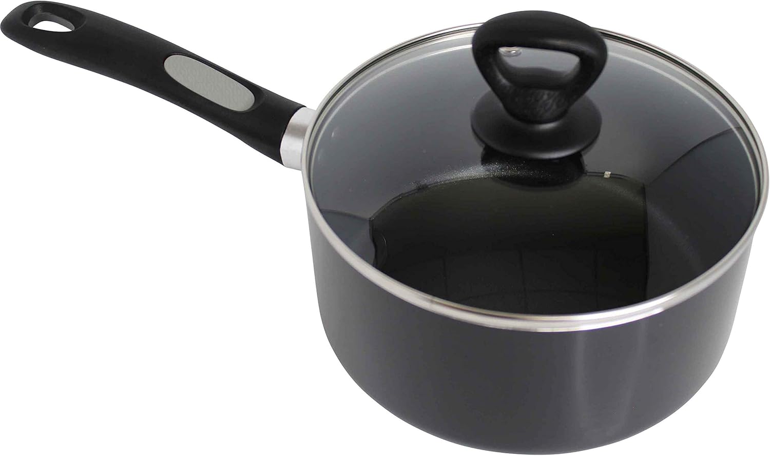 Mirro A79721 Get A Grip Aluminum Nonstick Sauce Pan with Glass Lid ...